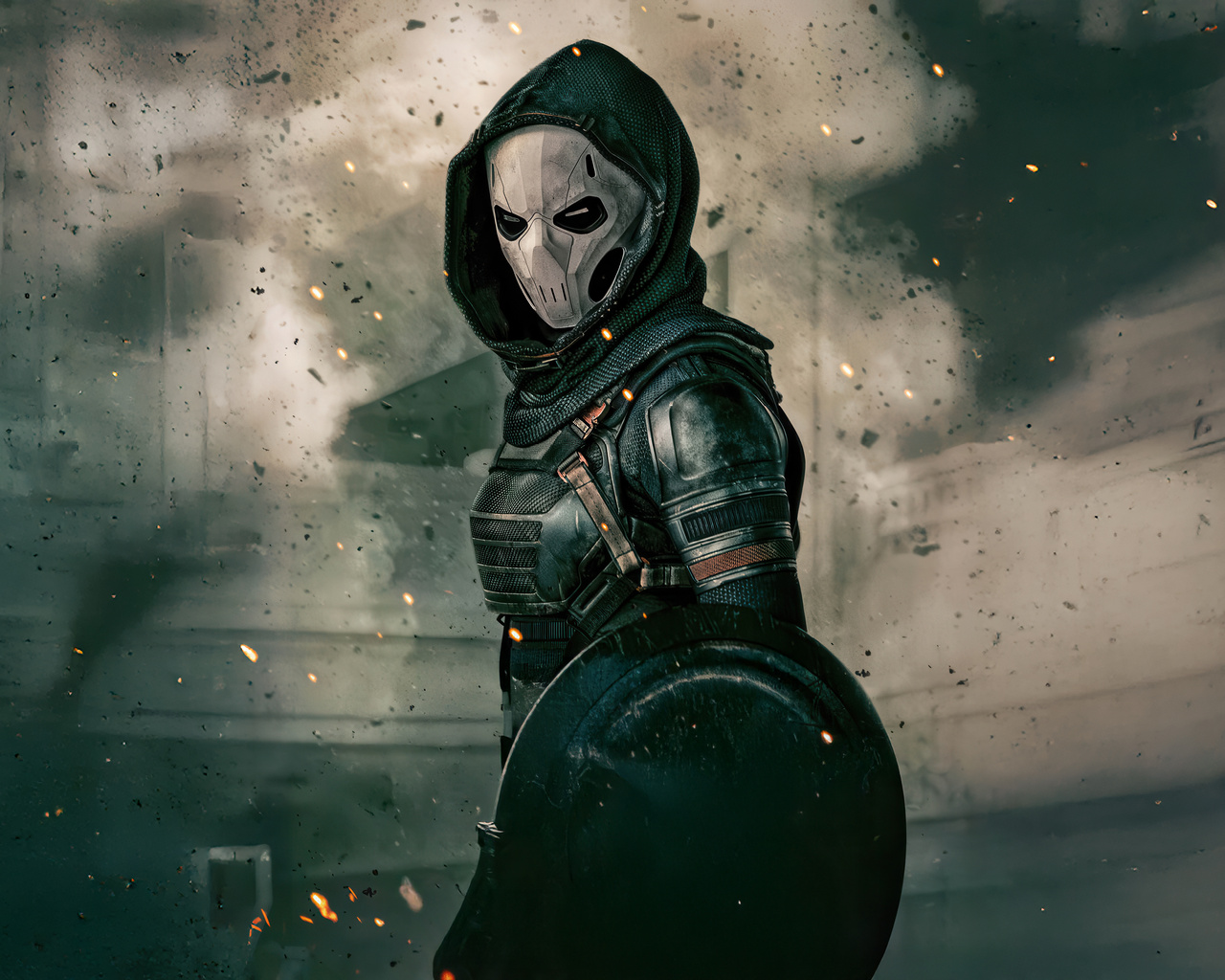 1280x1024 Olga Kurylenko As Taskmaster In Thunderbolts Movie Wallpaper ...