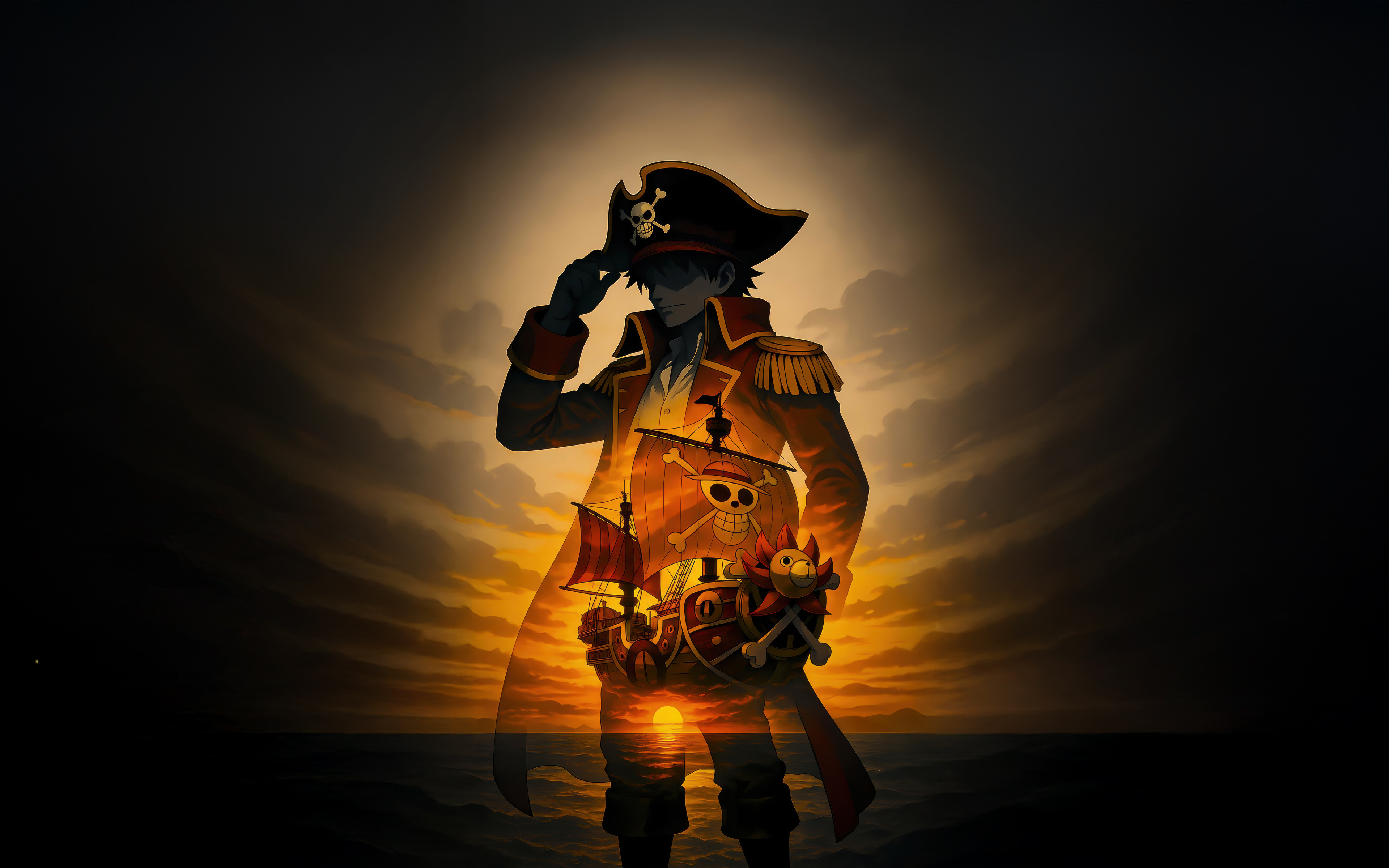 3840x2400 One Piece Monkey D Luffy Captain 4K ,HD 4k Wallpapers,Images ...