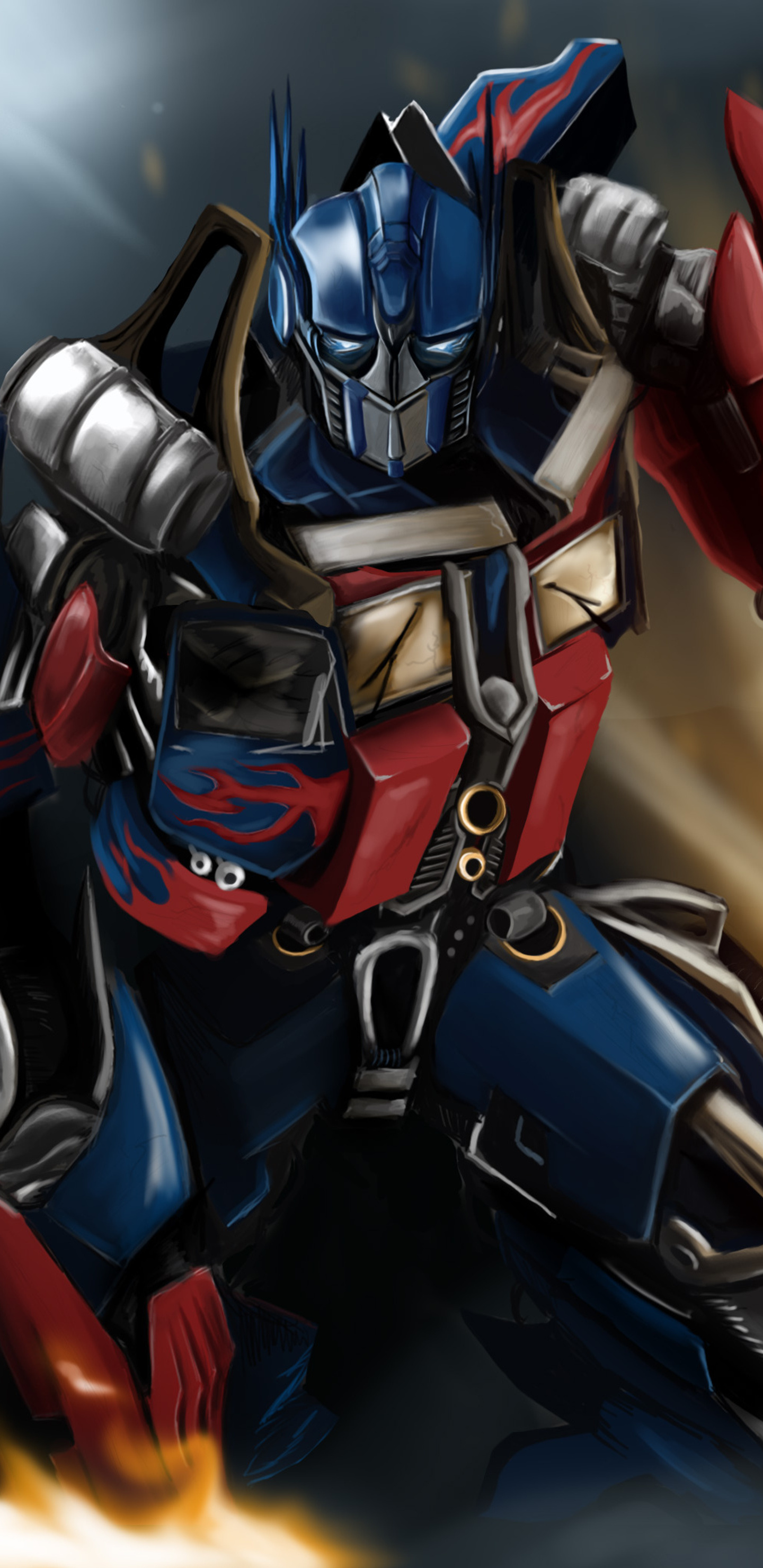 1440x2960 Optimus Prime Painting 4k Samsung Galaxy Note 9,8, S9,S8,S8 ...
