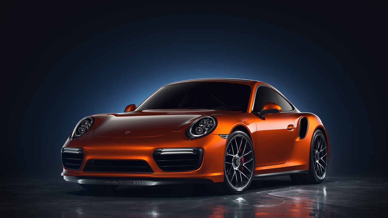 1280x720 Orange Porsche 720P HD 4k Wallpapers, Images, Backgrounds ...