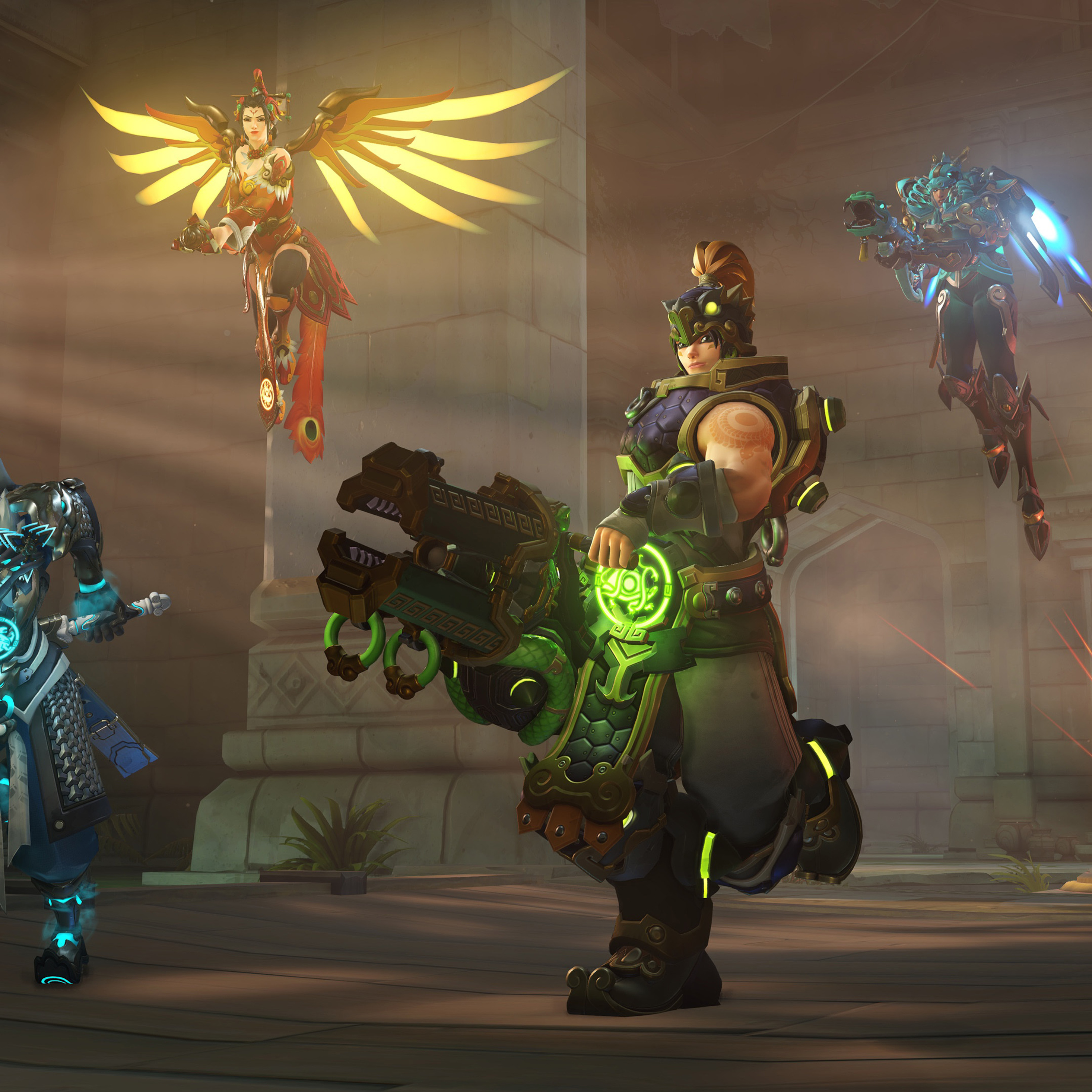 2932x2932 Overwatch Lunar New Year 2018 Ipad Pro Retina Display ,HD 4k ...