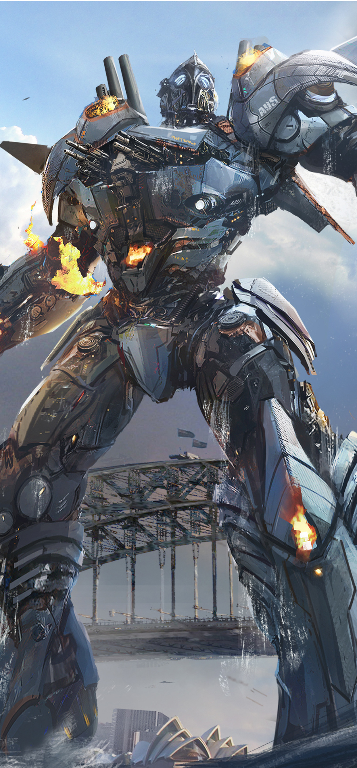1242x2668 Pacific Rim Uprising 4k Artwork Iphone XS MAX ,HD 4k ...