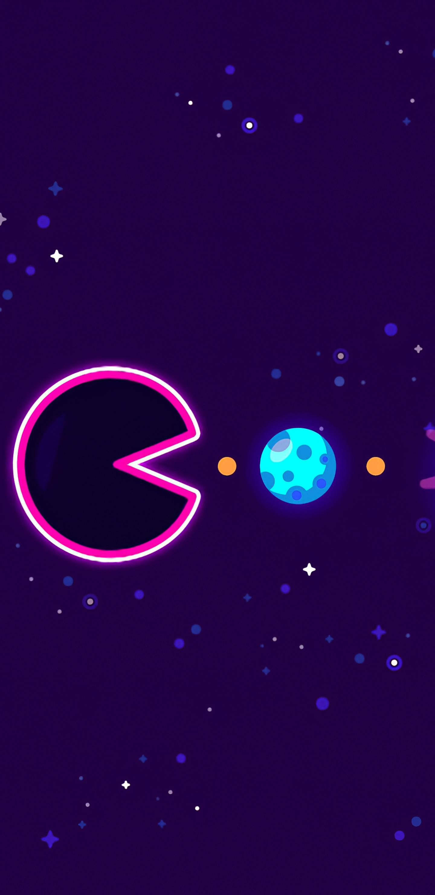 1440x2960 Pacman Eating Planets 4k Samsung Galaxy Note 9,8, S9,S8,S8 ...
