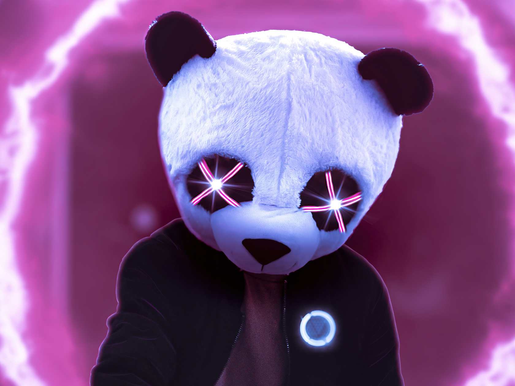 1680x1260 Panda Glowing Eyes 5k 1680x1260 Resolution HD 4k Wallpapers ...