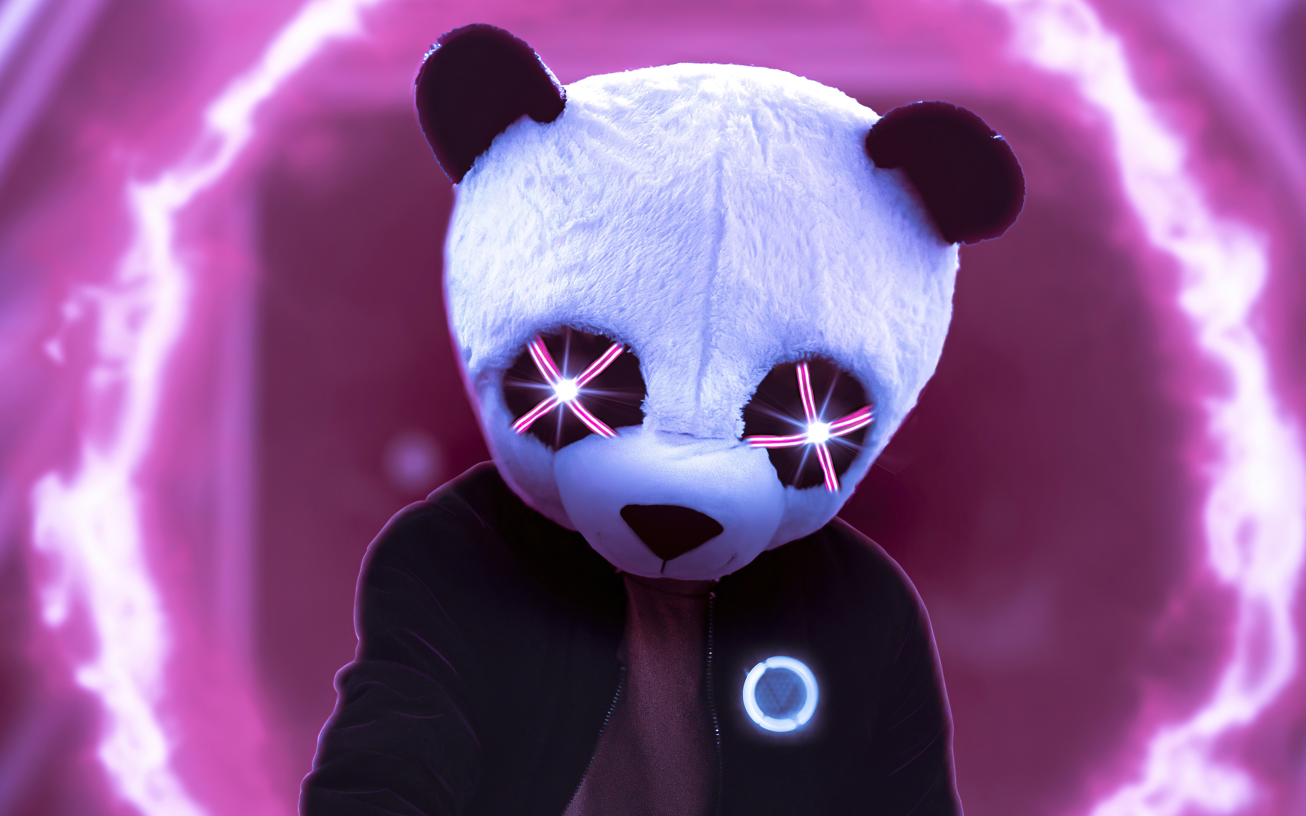 2560x1600 Panda Glowing Eyes 5k Wallpaper,2560x1600 Resolution HD 4k ...