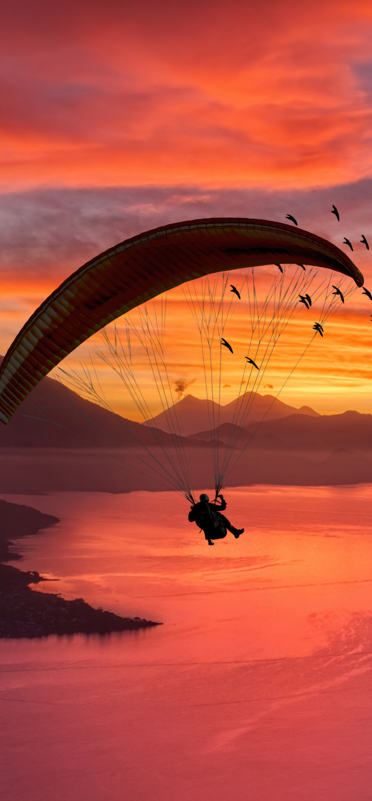 1242x2668 Paraglider In Nature Iphone XS MAX ,HD 4k Wallpapers,Images ...