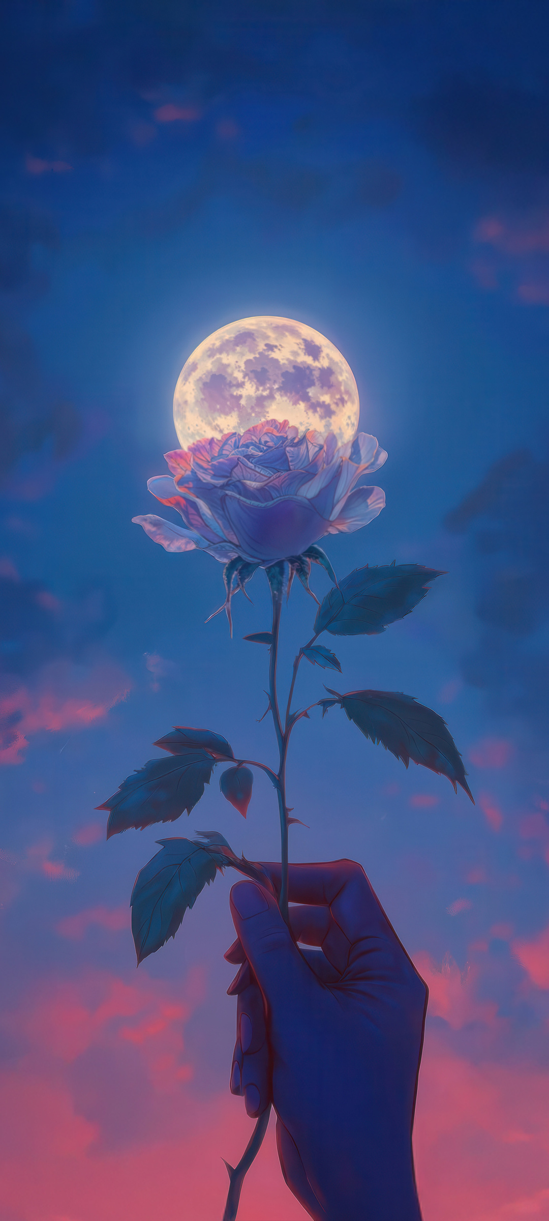 1080x2400 Petals Of The Moon Google Pixel 7 ,HD 4k Wallpapers,Images ...