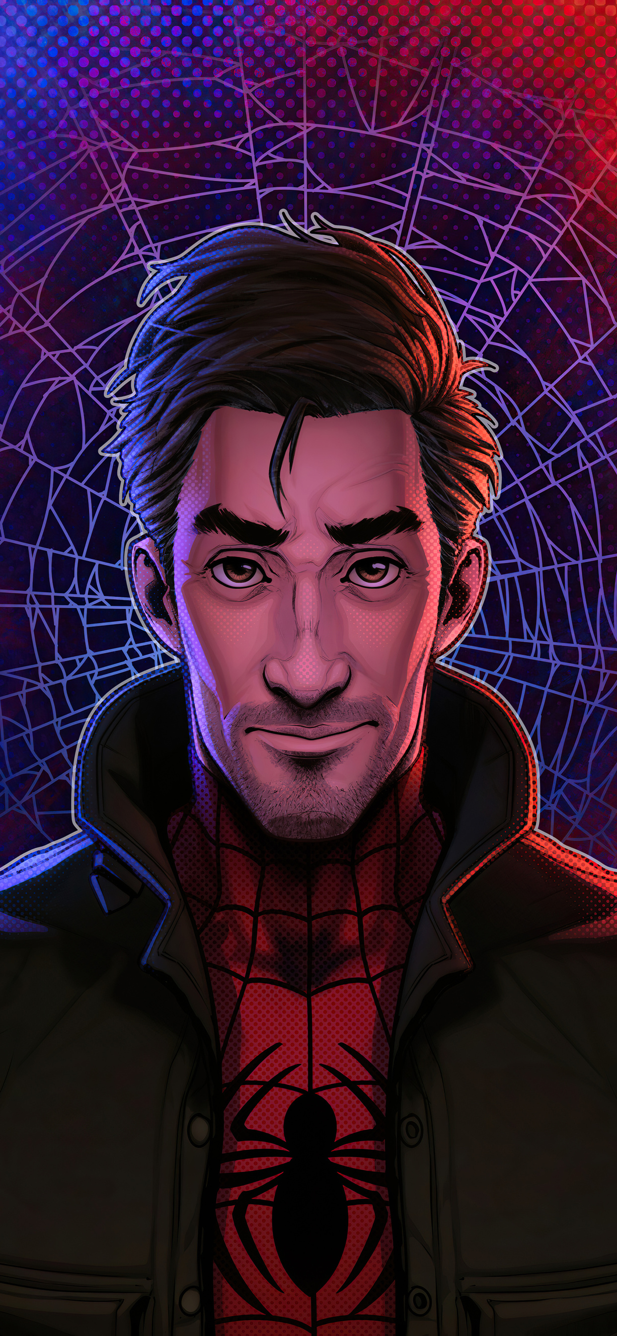 1242x2688 Peter B Parker Spider Verse Iphone Xs Max Hd 4k Wallpapers