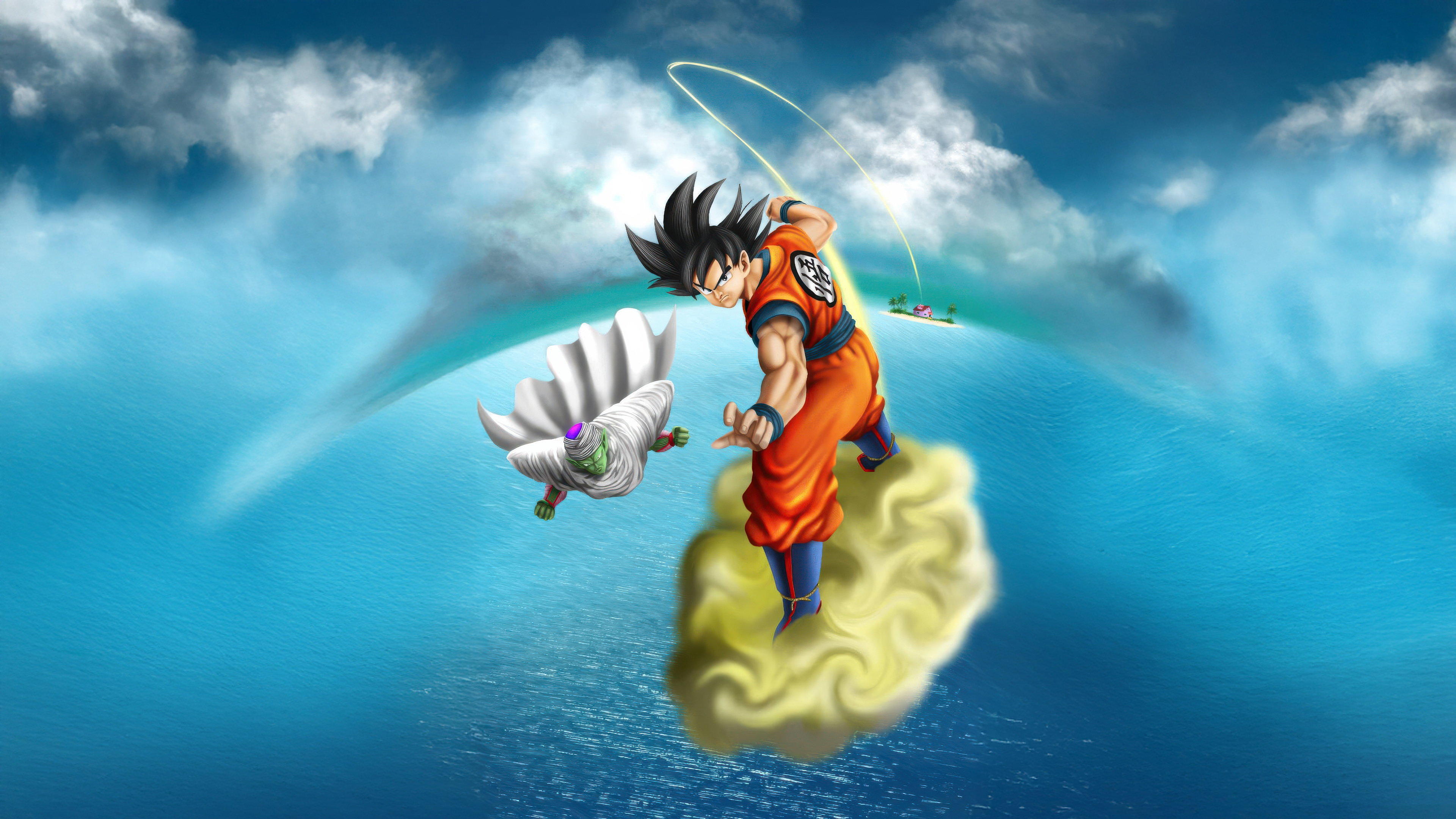 3840x2160 Piccolo And Goku 4K ,HD 4k Wallpapers,Images,Backgrounds ...