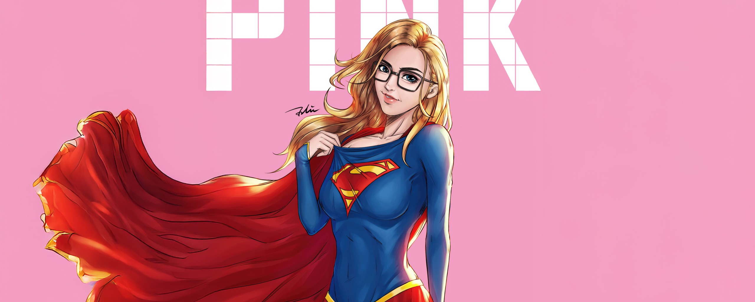 2560x1024 Pink Supergirl Wallpaper,2560x1024 Resolution HD 4k ...
