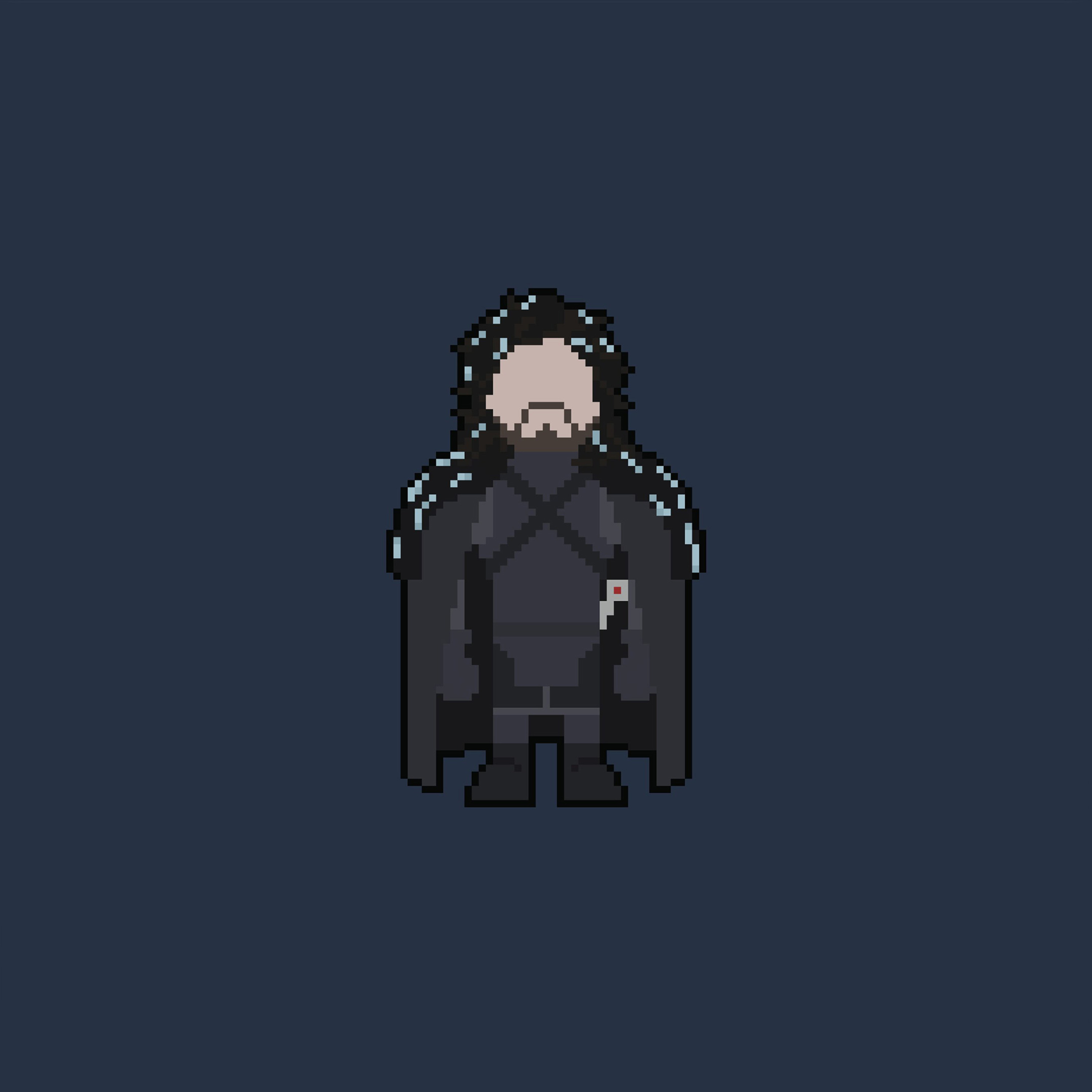 2932x2932 Pixel Jon Snow Art Ipad Pro Retina Display ,HD 4k Wallpapers ...