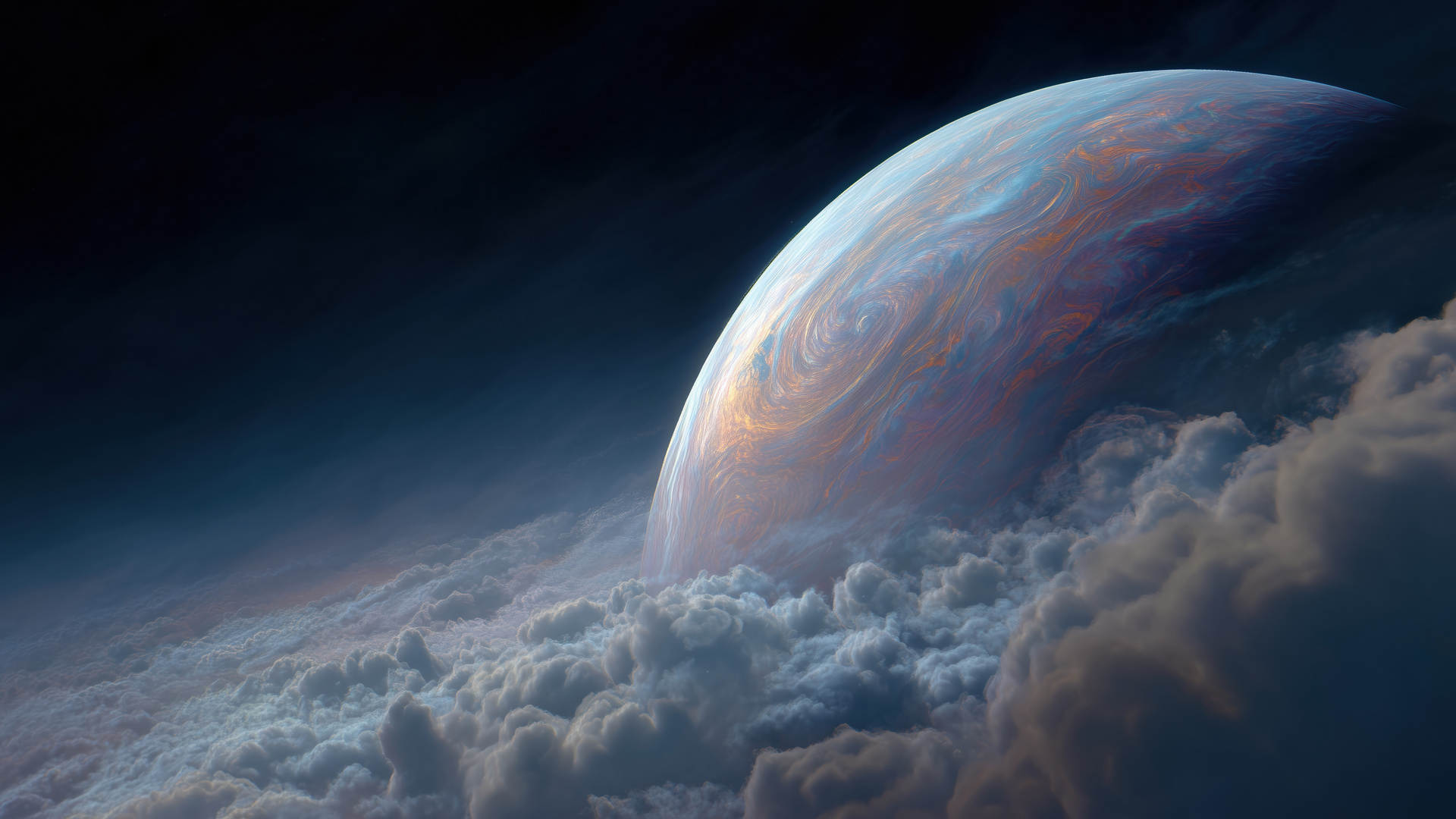 1920x1080 Planet In The Clouds Laptop Full HD 1080P ,HD 4k Wallpapers ...