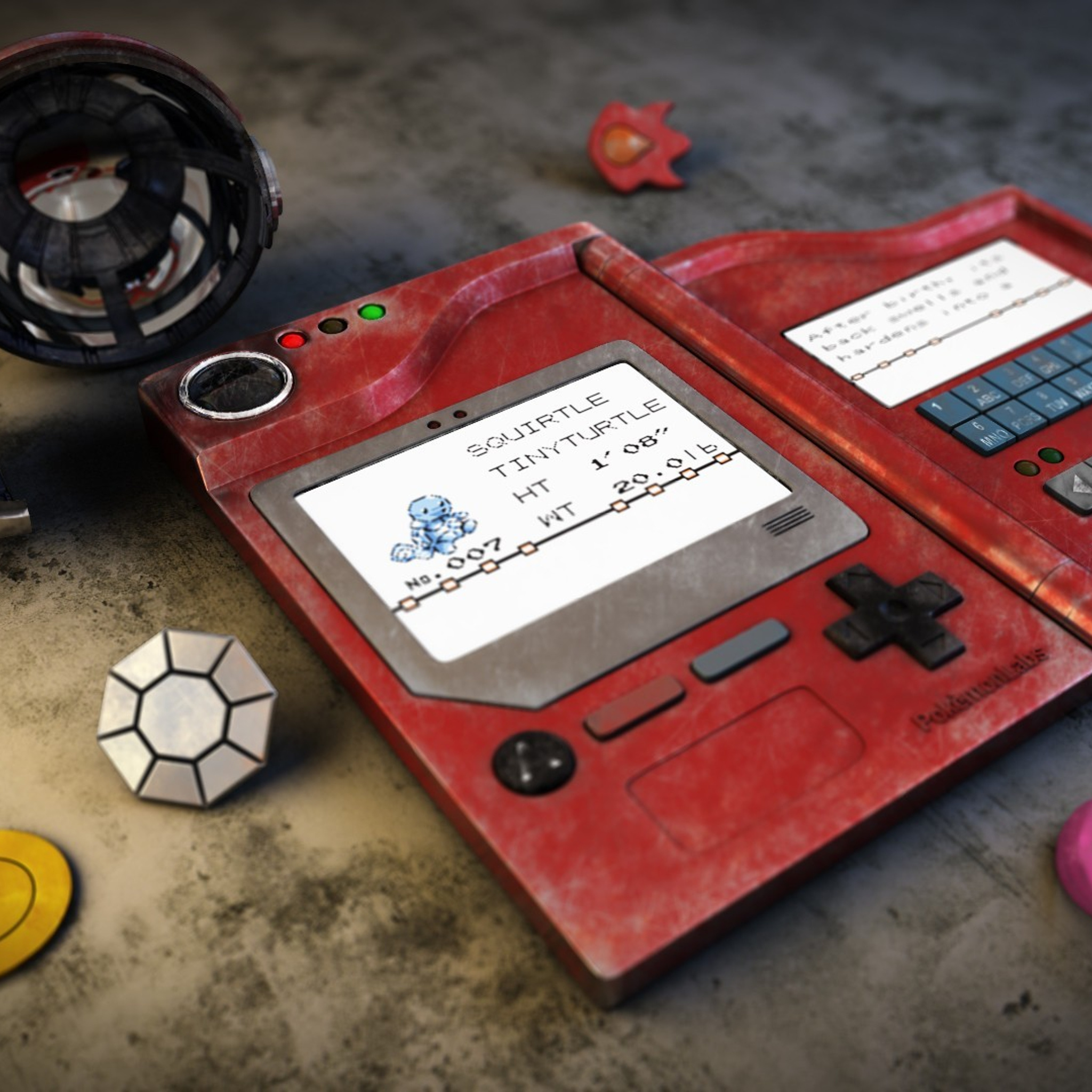 2048x2048 Pokedex Realistic Ipad Air ,HD 4k Wallpapers,Images ...