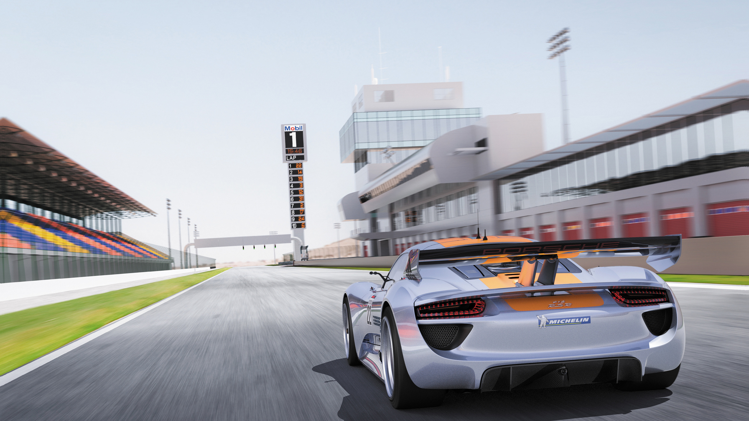2560x1440 Porsche 918 RSR Concept Car Rear View 1440P Resolution ,HD 4k ...