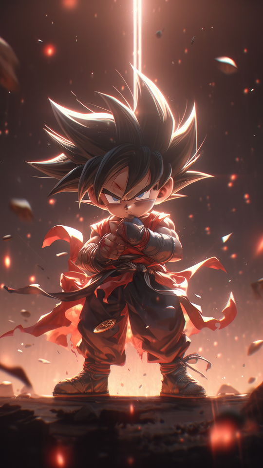 540x960 Power Levels Of Goku Unleashed Wallpaper,540x960 Resolution HD ...