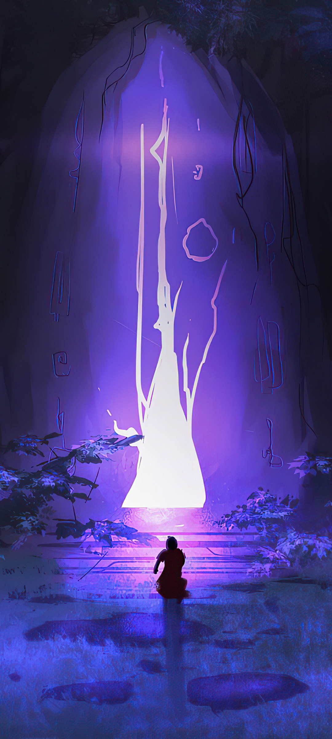 1080x2400 Praying To Tree God 4k Google Pixel 7 ,HD 4k Wallpapers ...