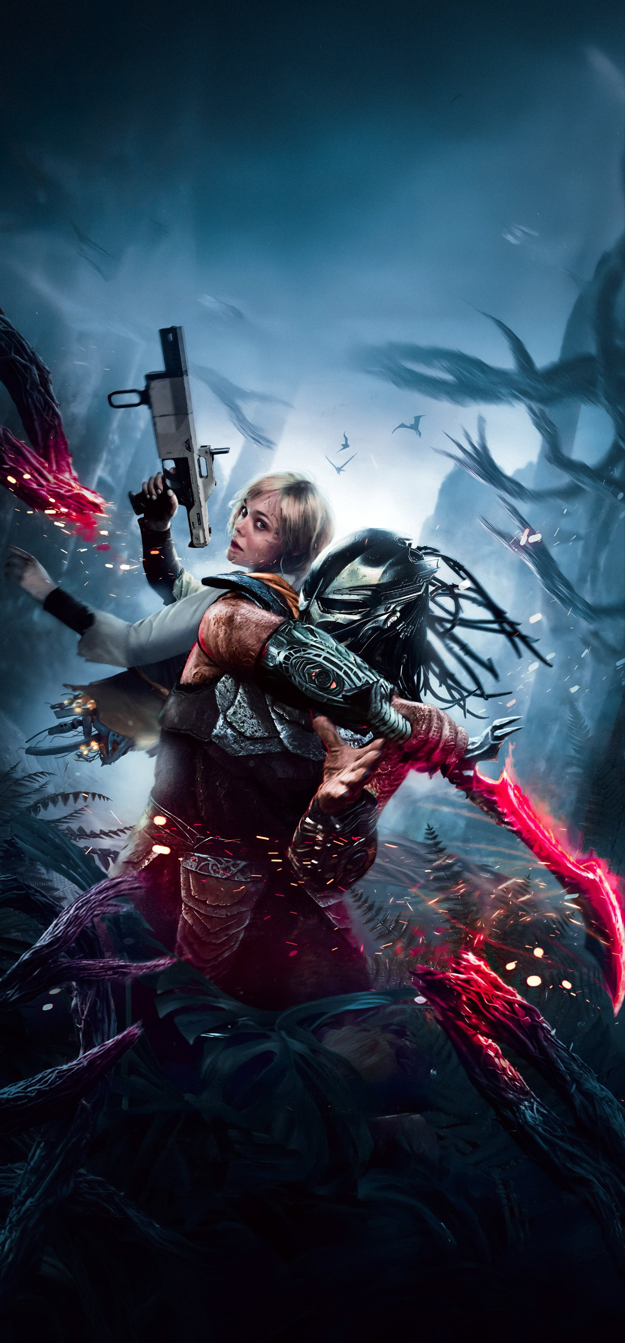 1242x2668 Predator Badlands In Desert Wasteland Scene Iphone XS MAX ,HD ...