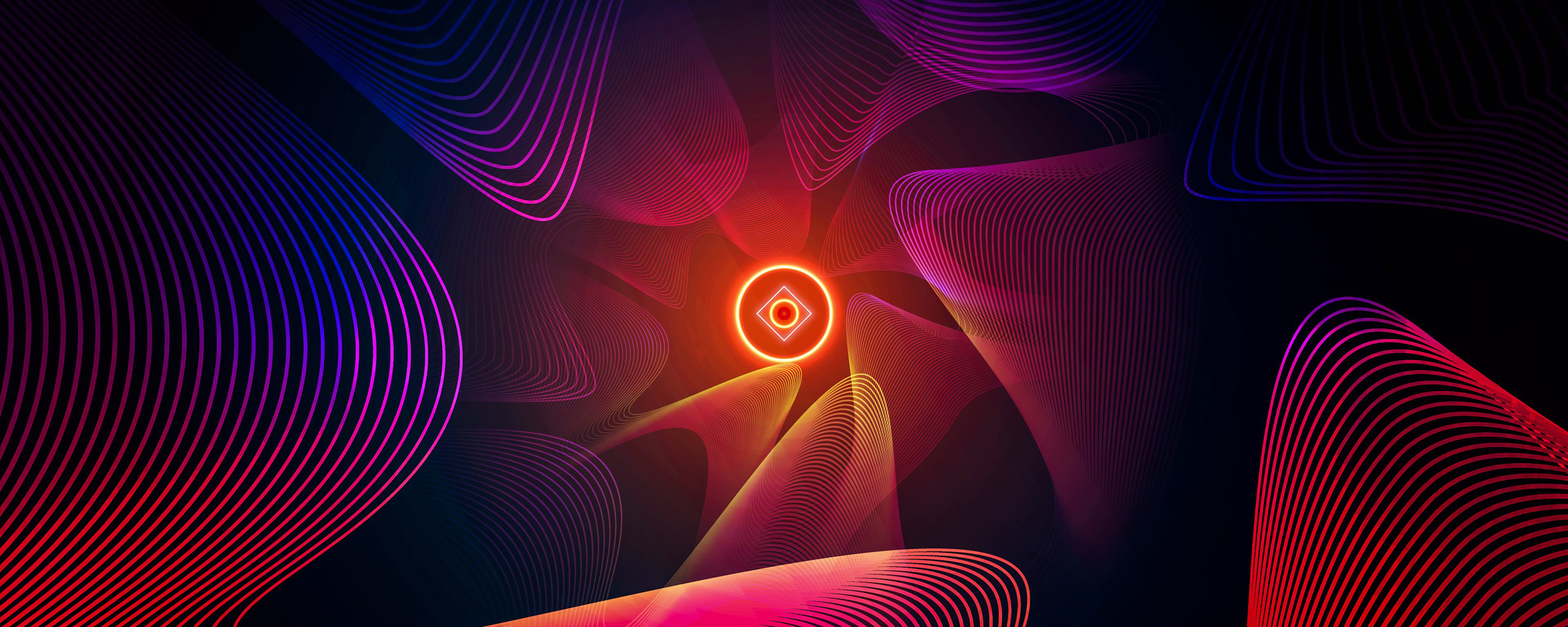 2560x1024 Prismatic Abstract Birth Wallpaper,2560x1024 Resolution HD 4k ...