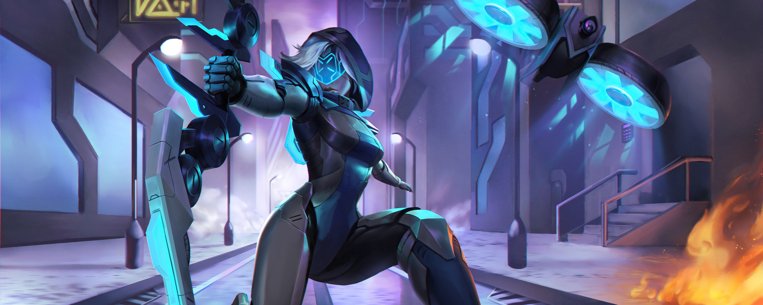 2560x1024 Project Ashe League Of Legends 5k Wallpaper,2560x1024 ...