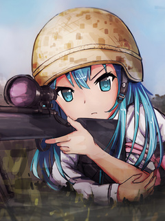 240x320 Pubg Anime Girl 5k Nokia 230, Nokia 215, Samsung Xcover 550, LG ...