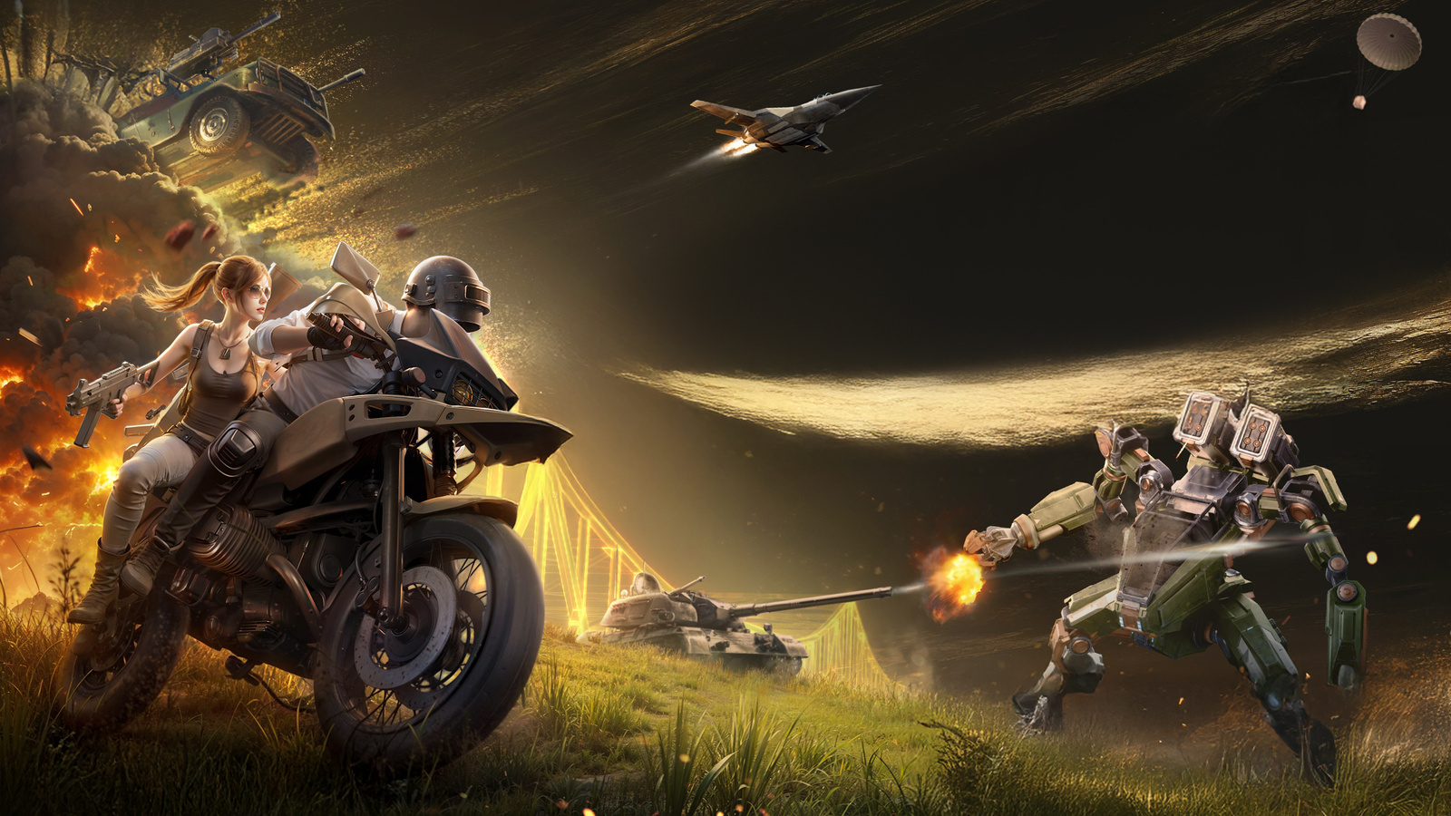 1600x900 Pubg Big Hearts Ride Big Rigs Wallpaper,1600x900 Resolution HD ...