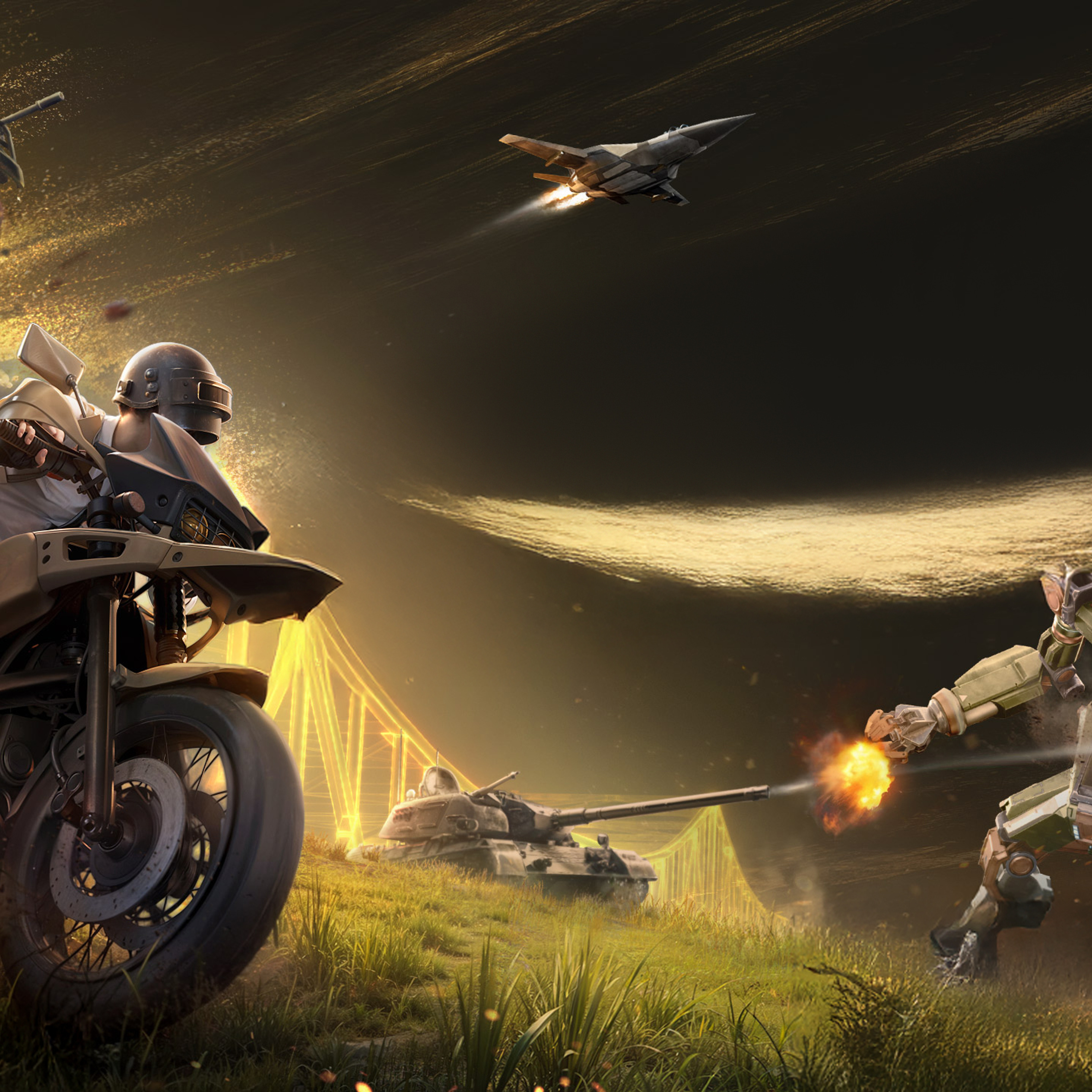 2932x2932 Pubg Big Hearts Ride Big Rigs Ipad Pro Retina Display ,HD 4k ...