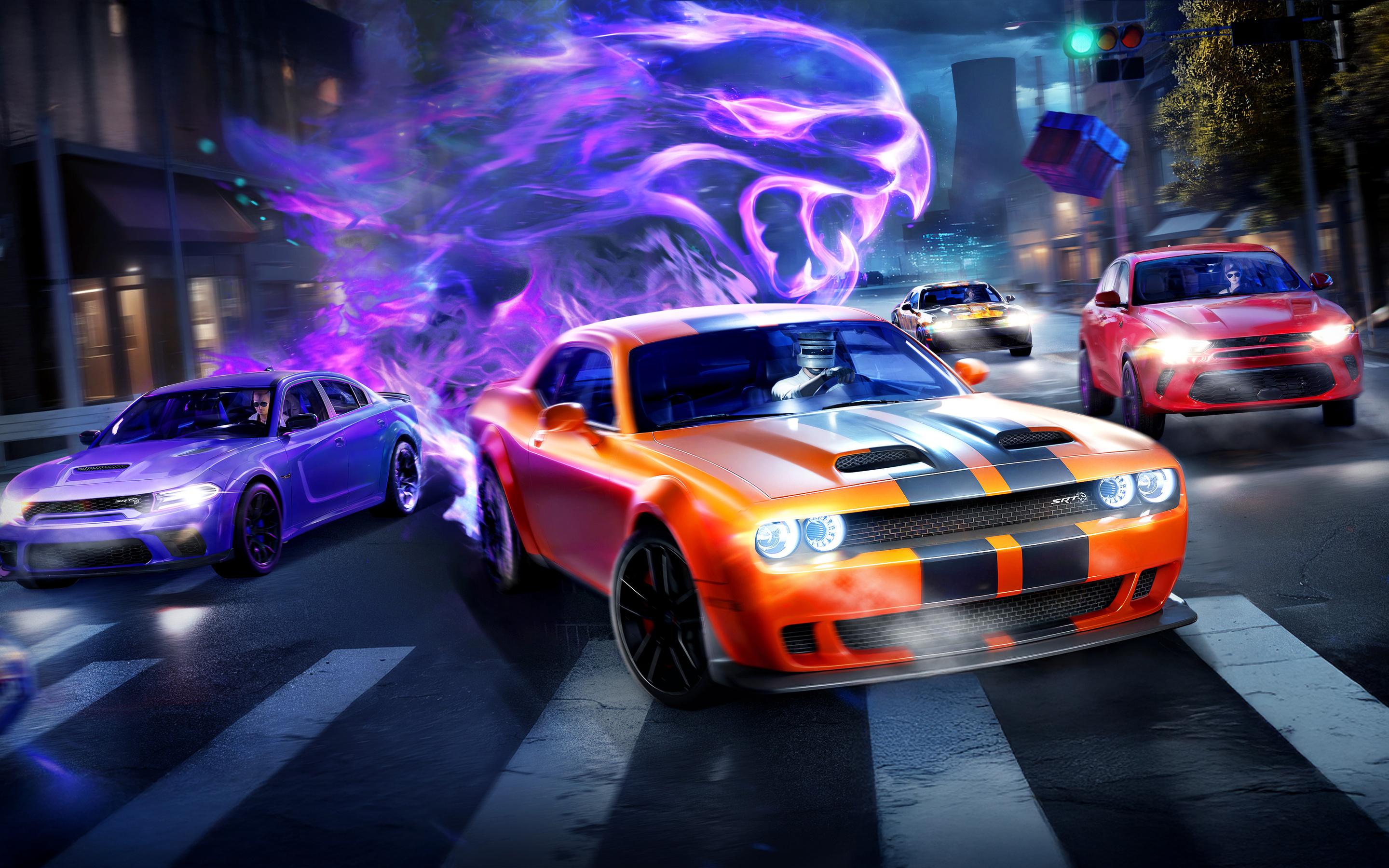 2880x1800 Pubg Dodge Challenger Charger And Hornet Macbook Pro Retina ...