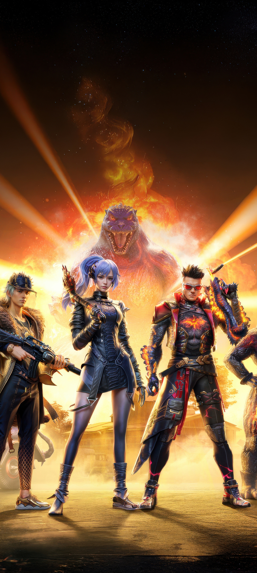 1080x2400 Pubg Mobile Godzilla Awaken The Mighty Google Pixel 7 ,HD 4k ...