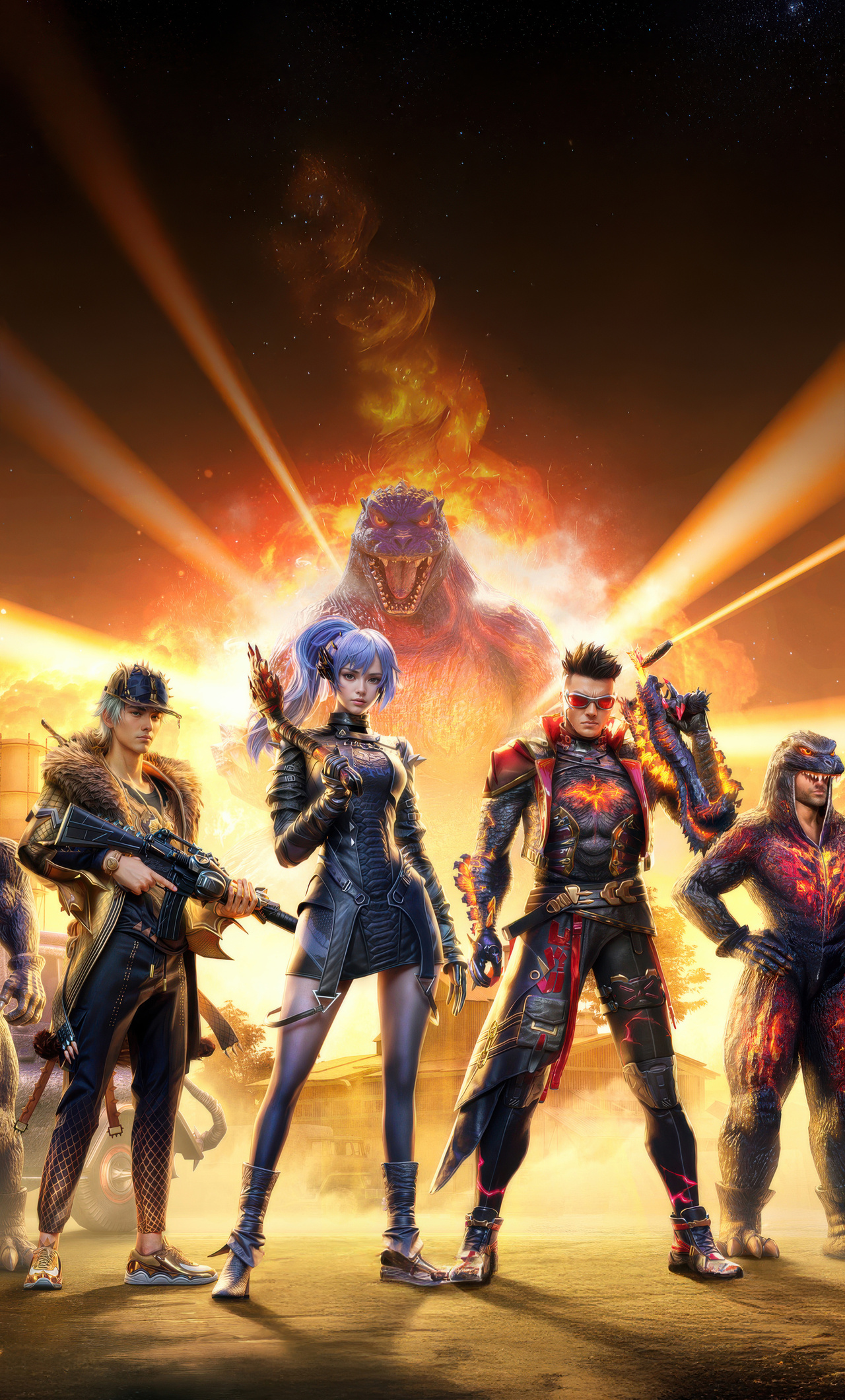 1280x2120 Pubg Mobile Godzilla Awaken The Mighty iPhone 6+ ,HD 4k ...