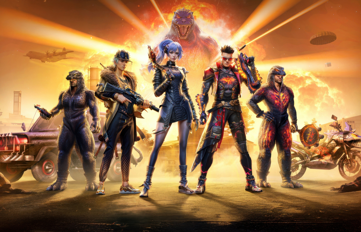 1400x900 Pubg Mobile Godzilla Awaken The Mighty Wallpaper,1400x900 ...