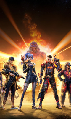 240x400 Pubg Mobile Godzilla Awaken The Mighty Acer E100,Huawei,Galaxy ...