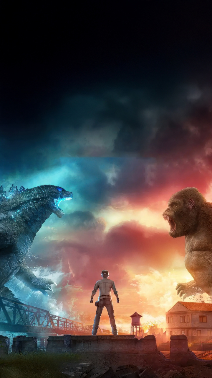 720x1280 Pubg Mobile Godzilla Vs Kong Moto G,X Xperia Z1,Z3 Compact ...
