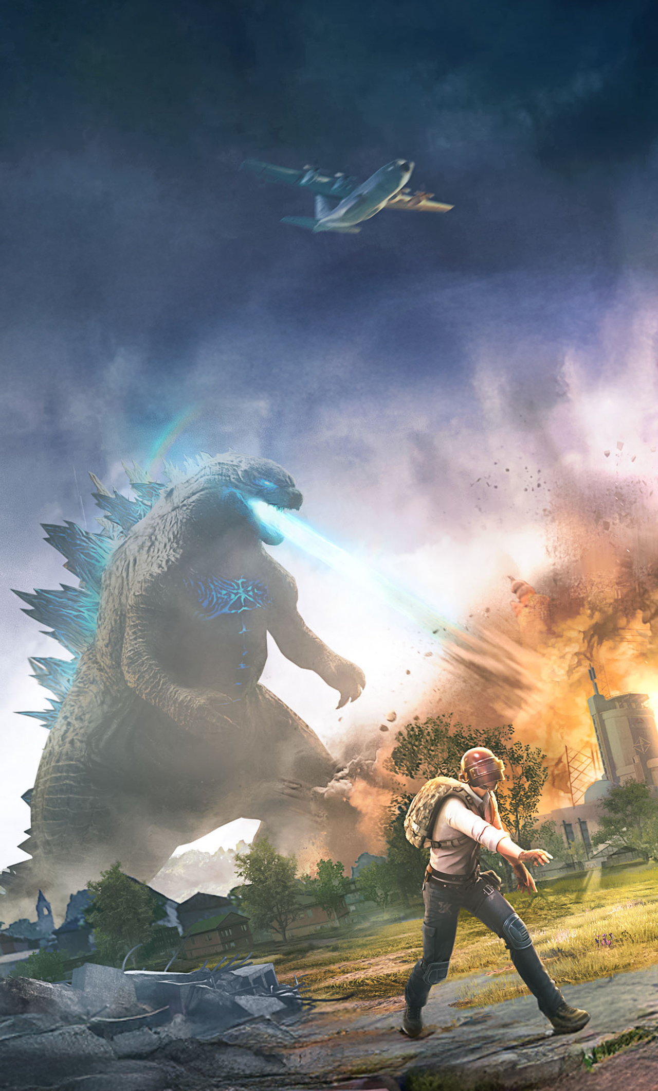 1280x2120 Pubg Mobile Godzilla X Kong iPhone 6+ ,HD 4k Wallpapers ...