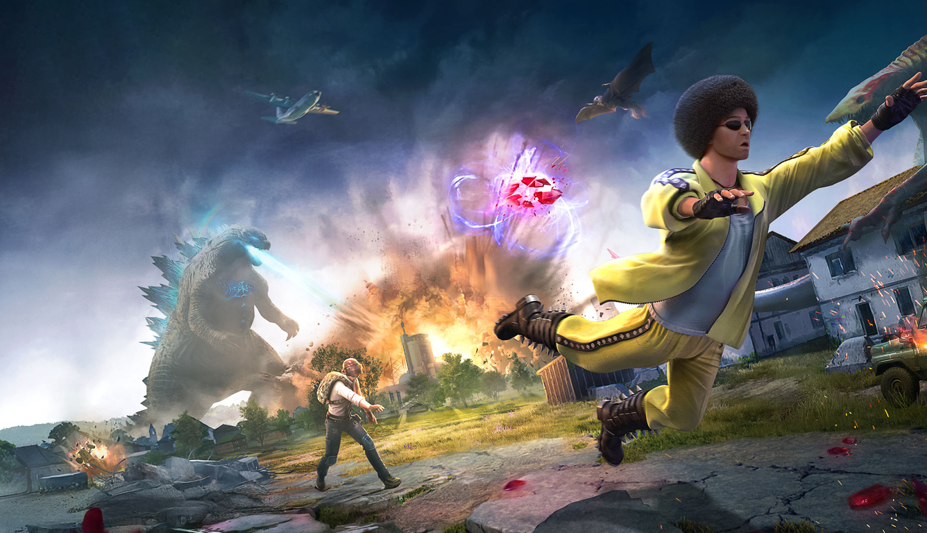 1336x768 Pubg Mobile Godzilla X Kong Laptop HD ,HD 4k Wallpapers,Images ...