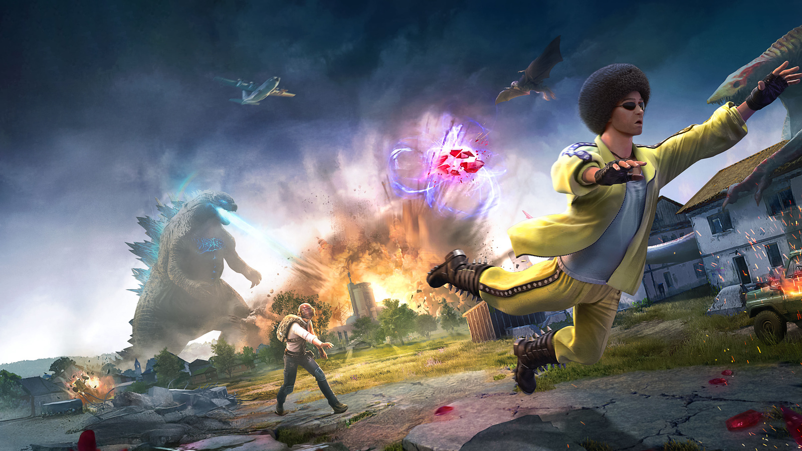 1600x900 Pubg Mobile Godzilla X Kong Wallpaper,1600x900 Resolution HD ...