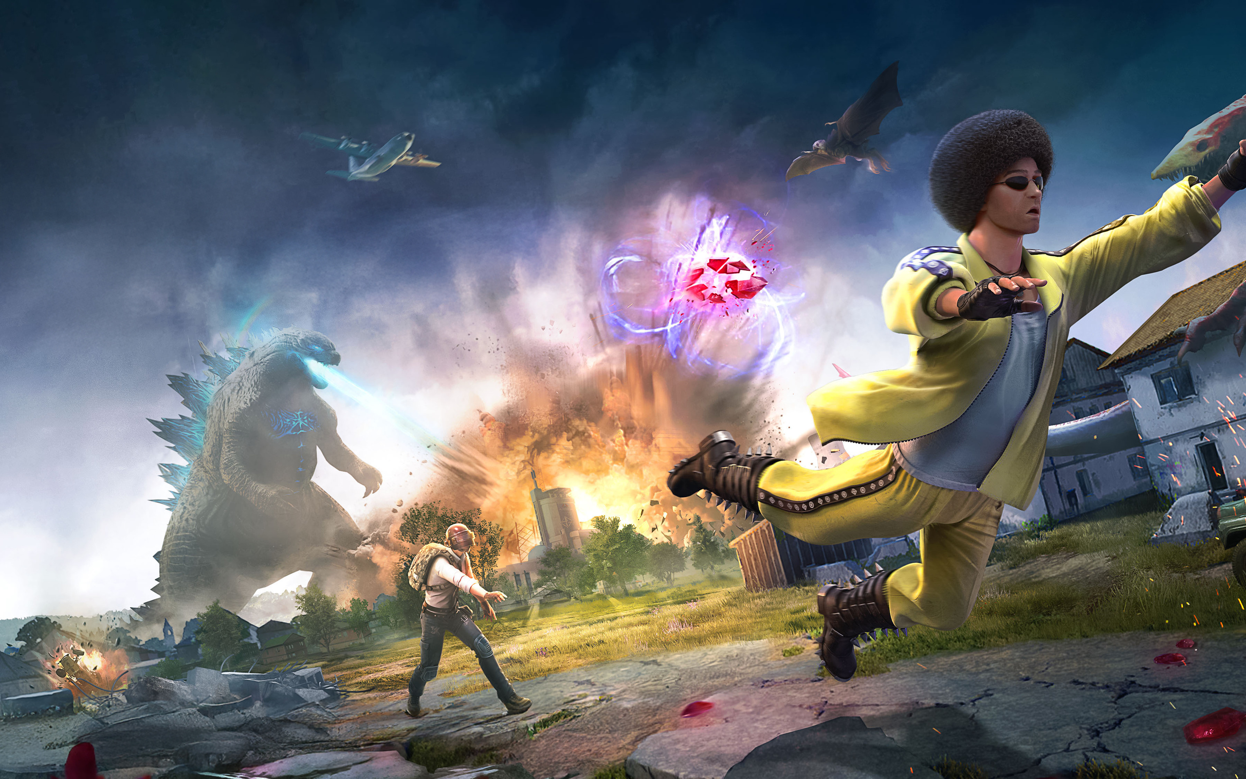 2560x1600 Pubg Mobile Godzilla X Kong Wallpaper,2560x1600 Resolution HD ...