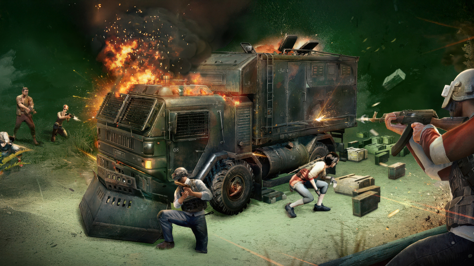 1600x900 Pubg Mobile Loot Truck Wallpaper,1600x900 Resolution HD 4k ...