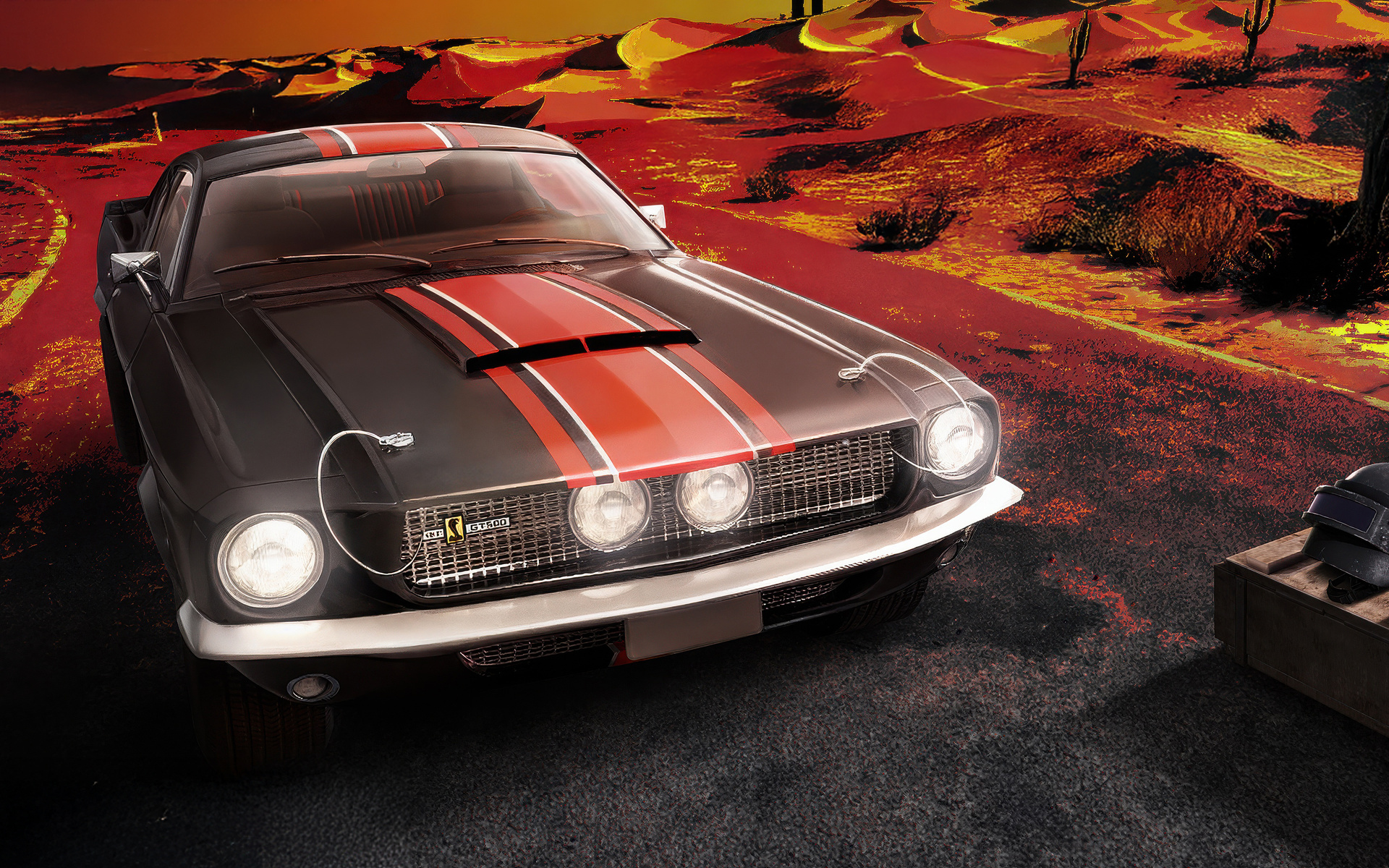 1920x1200 Pubg Shelby Gt500 Black And Red 1080P Resolution ,HD 4k ...