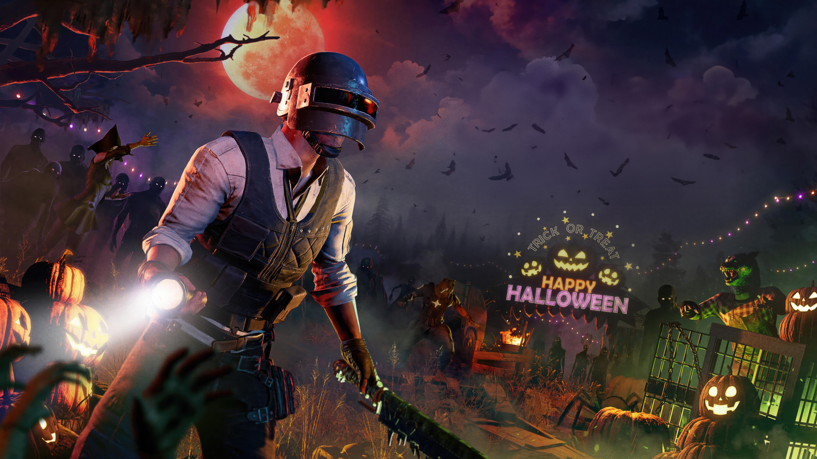 1600x900 Pubg Trirck Or Treat Wallpaper,1600x900 Resolution HD 4k ...