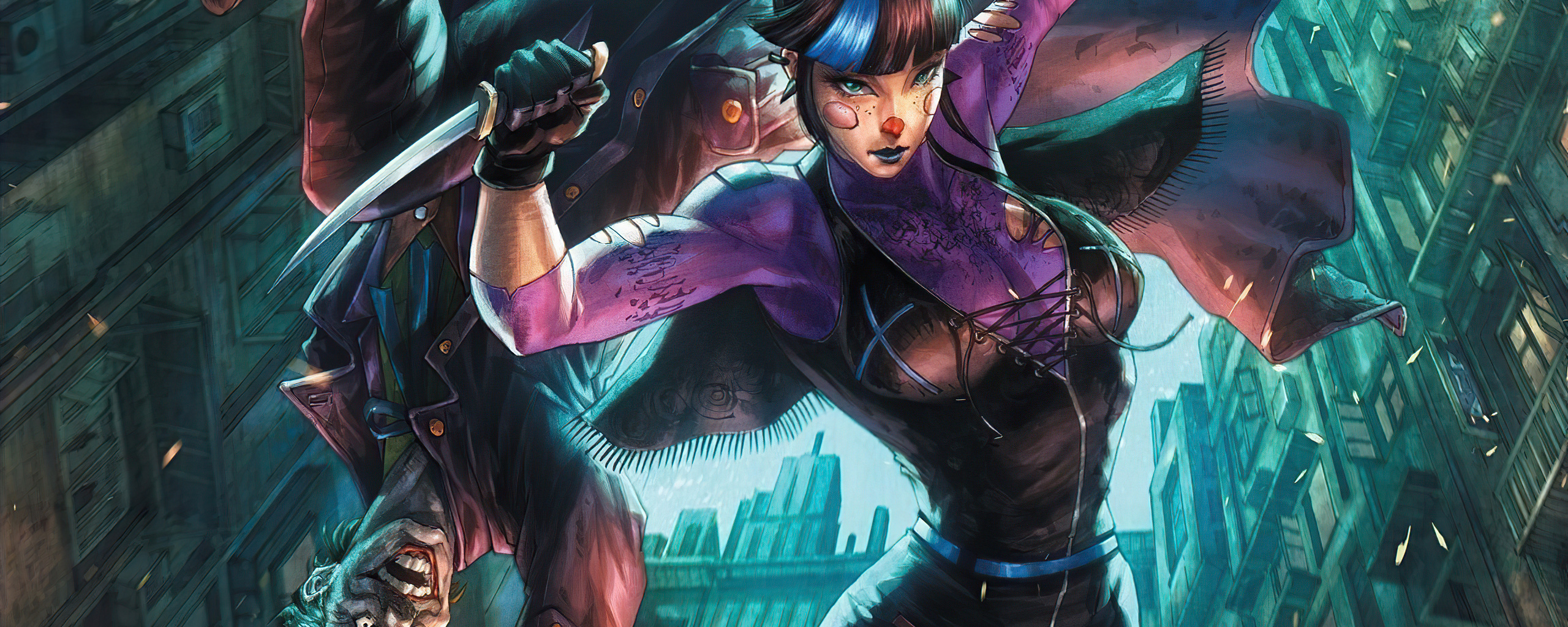 2560x1024 Punchline Dc Comics 2560x1024 Resolution HD 4k Wallpapers ...