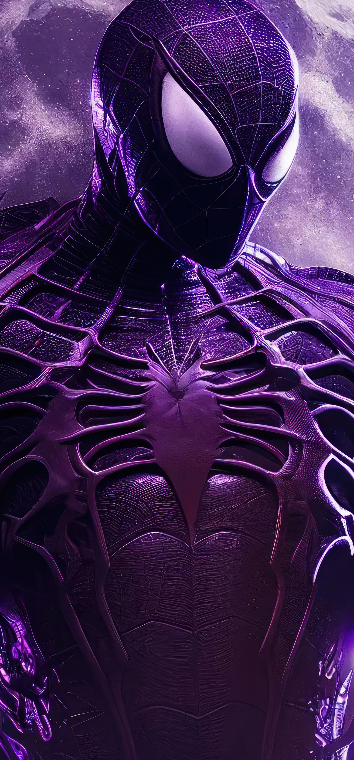 1242x2668 Purple Spidey Venom 4k Iphone XS MAX ,HD 4k Wallpapers,Images ...