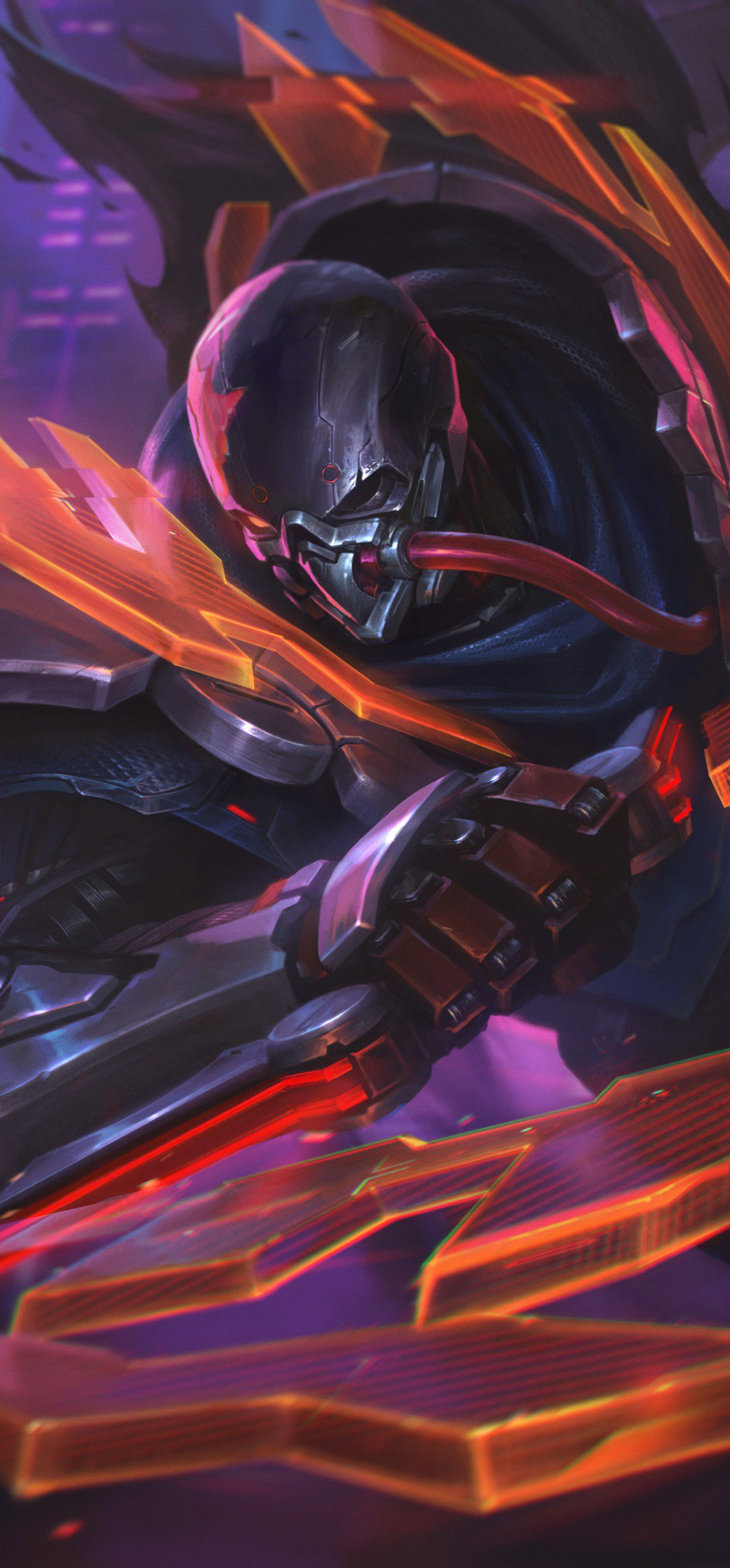 1242x2668 Pyke League Of Legends Art 4k Iphone XS MAX ,HD 4k Wallpapers ...