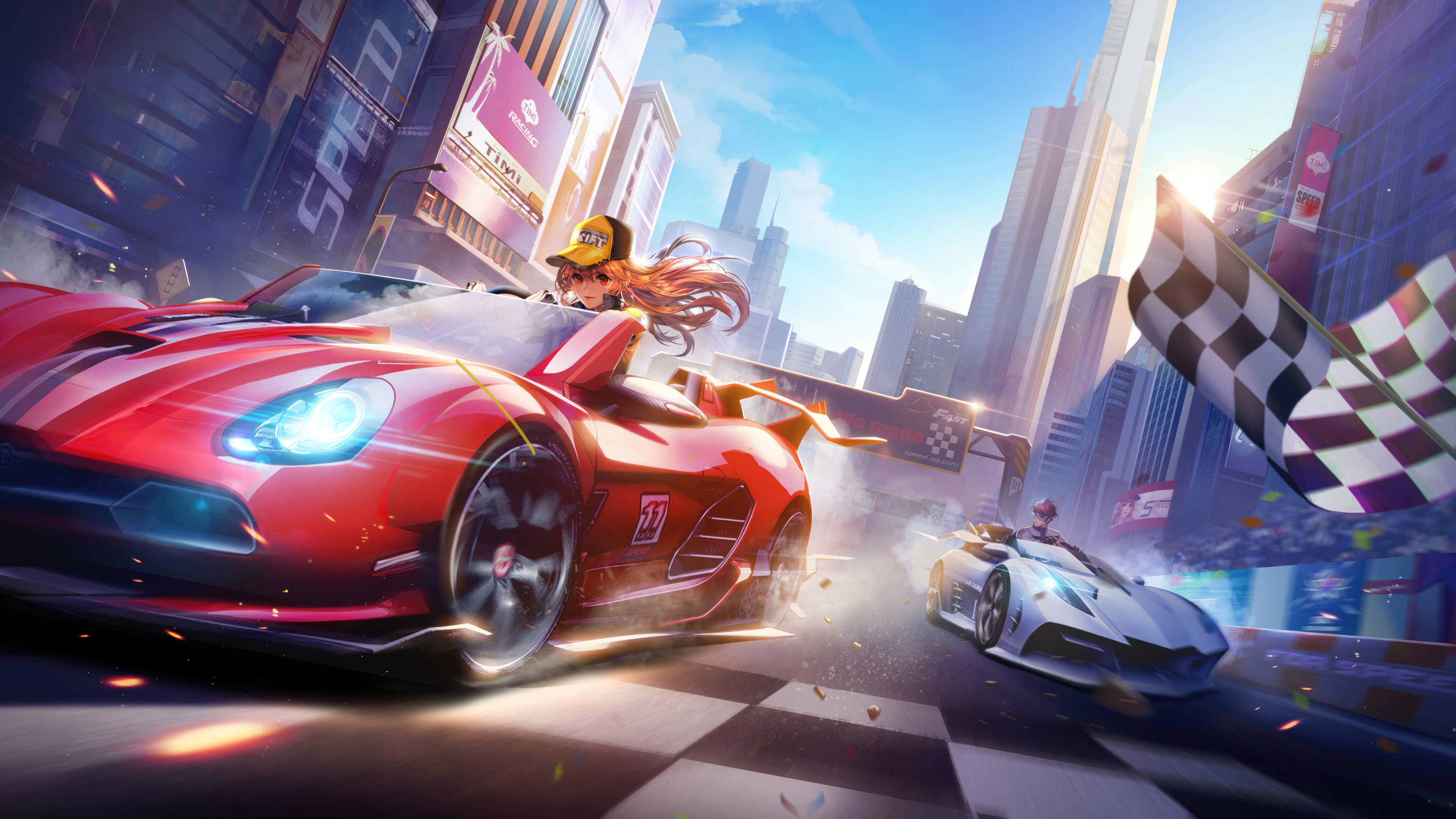 3840x2160 Qq Speed Mobile Game 4K ,HD 4k Wallpapers,Images,Backgrounds ...