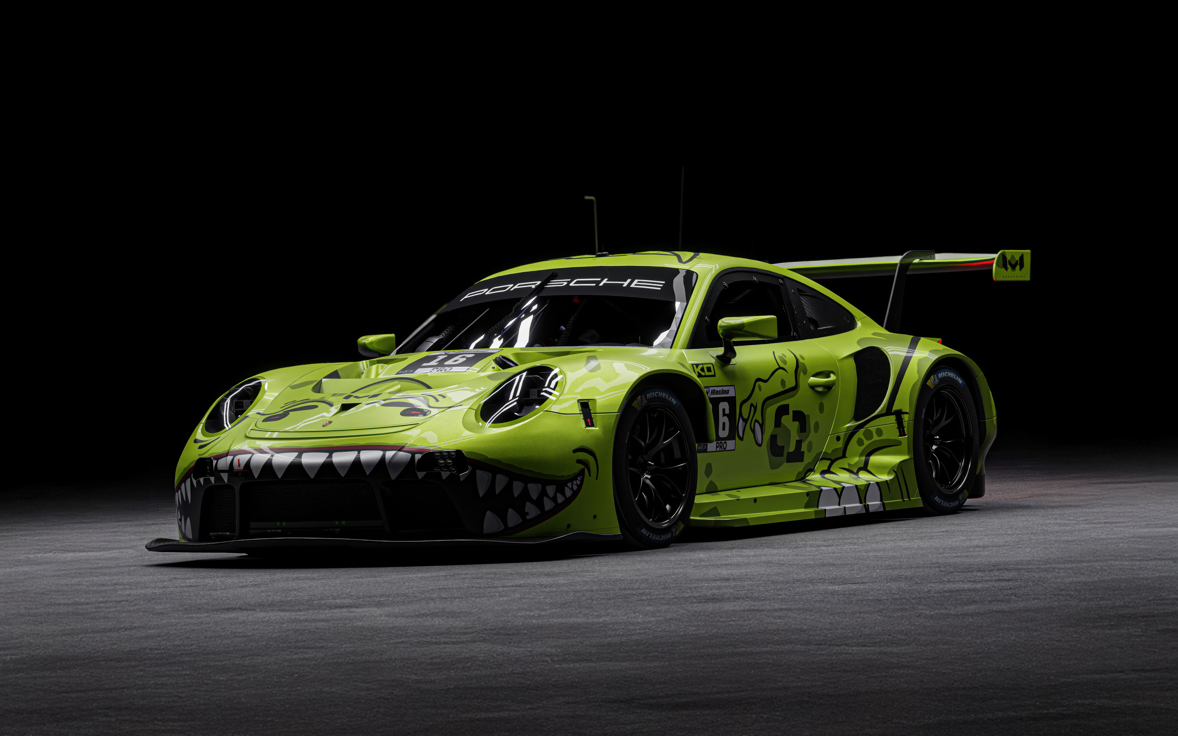 3840x2400 Quadrant Themed Porsche 911 Rsr 19 Sprint 4K ,HD 4k ...