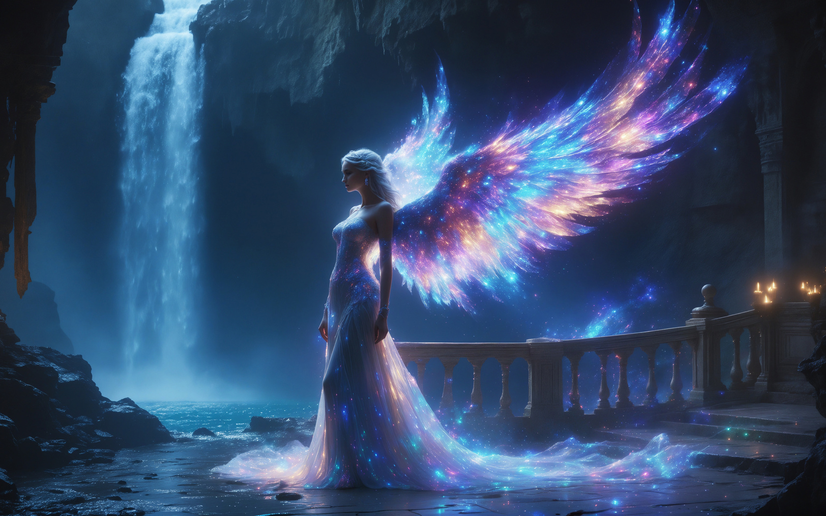 1680x1050 Radiance Of The Dawn Angel Wallpaper,1680x1050 Resolution HD ...