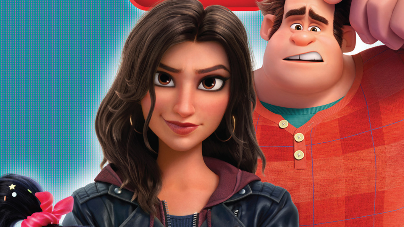 1366x768 Ralph Breaks The Internet Wreck It Ralph 2 Character Poster ...