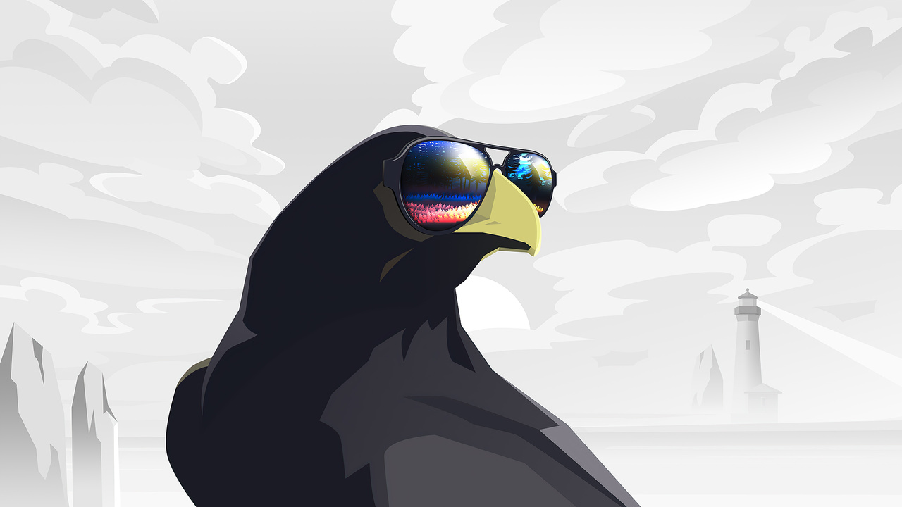 1280x720 Raven Chilling 4k 720P ,HD 4k Wallpapers,Images,Backgrounds ...