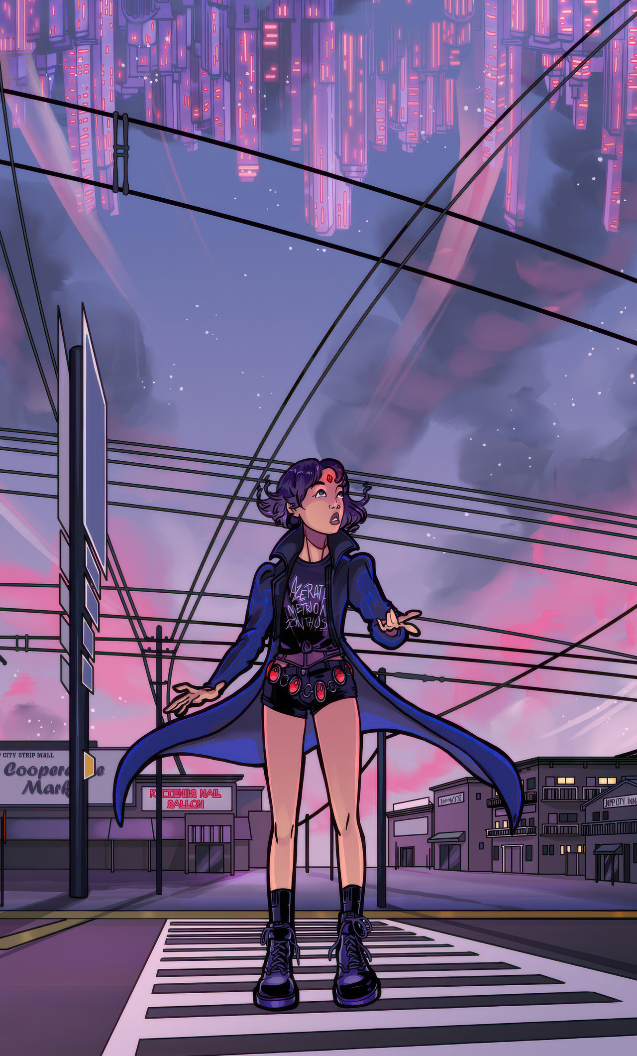 1280x2120 Raven In An Urban World iPhone 6+ ,HD 4k Wallpapers,Images ...