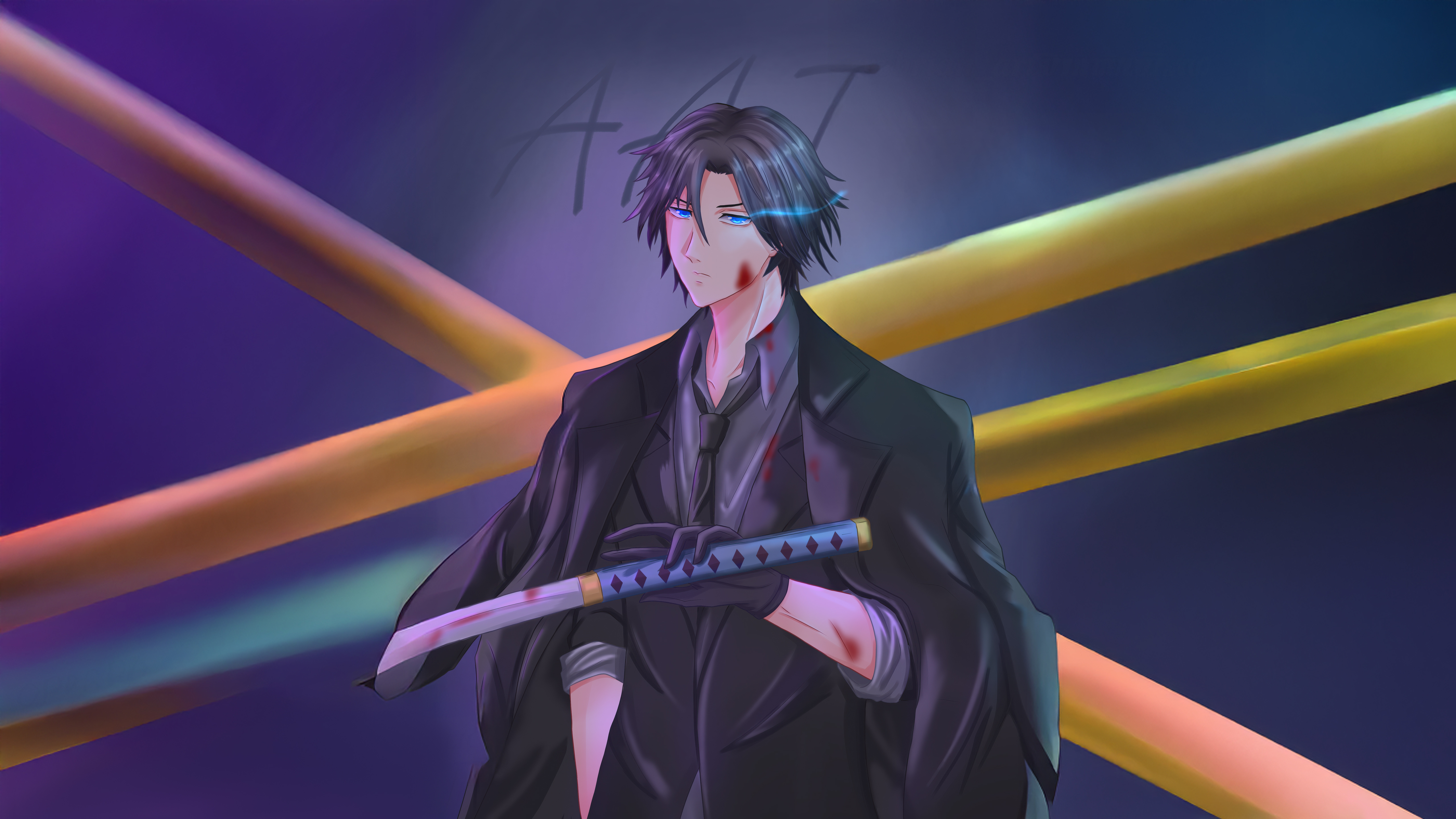 5120x2880 Raven Knight Urban Samurai 5K ,HD 4k Wallpapers,Images ...