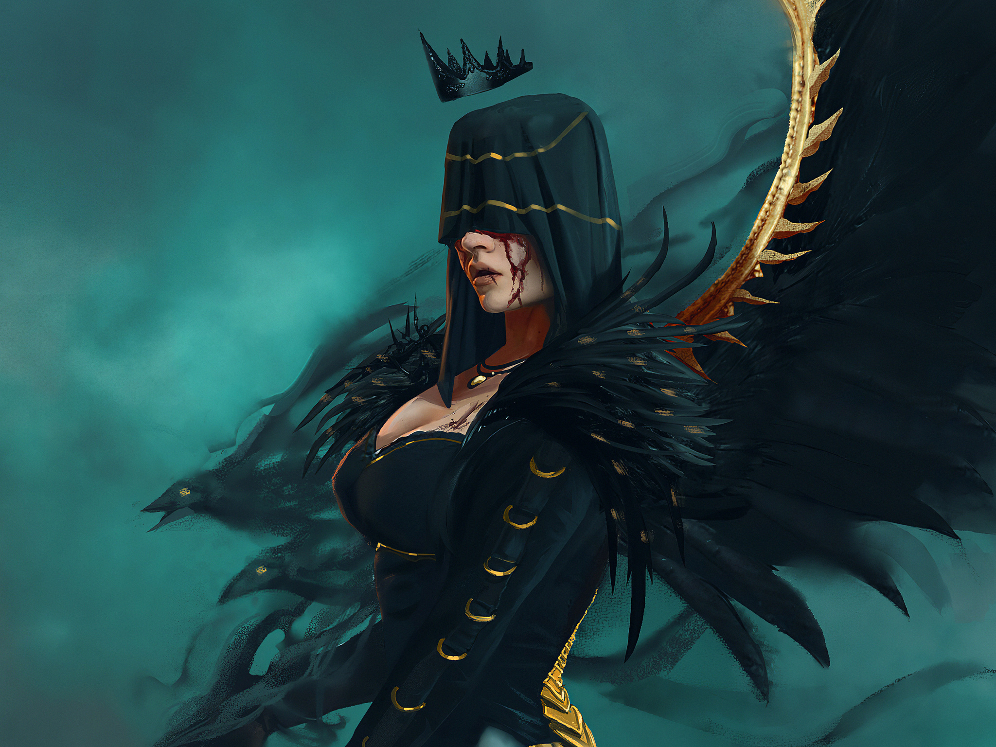 2048x1536 Raven Witch 4k 2048x1536 Resolution HD 4k Wallpapers, Images ...